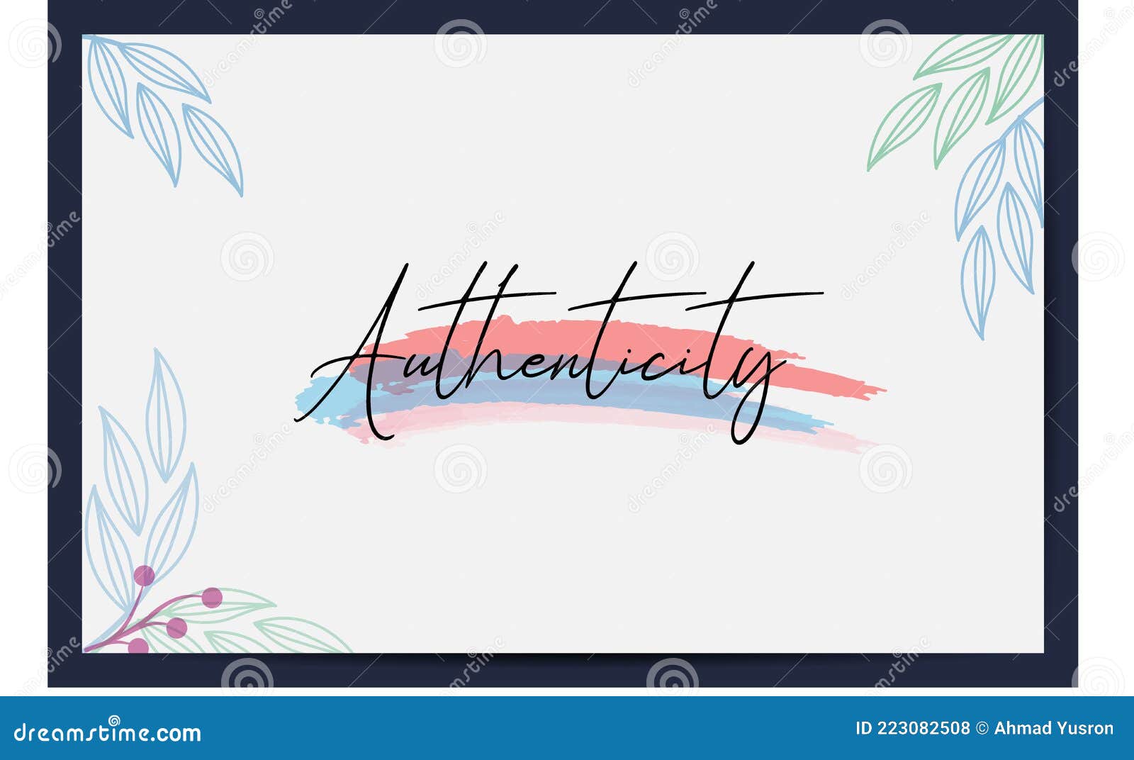 Authenticity Word Text Typography Design Logo Icon in White Background ...