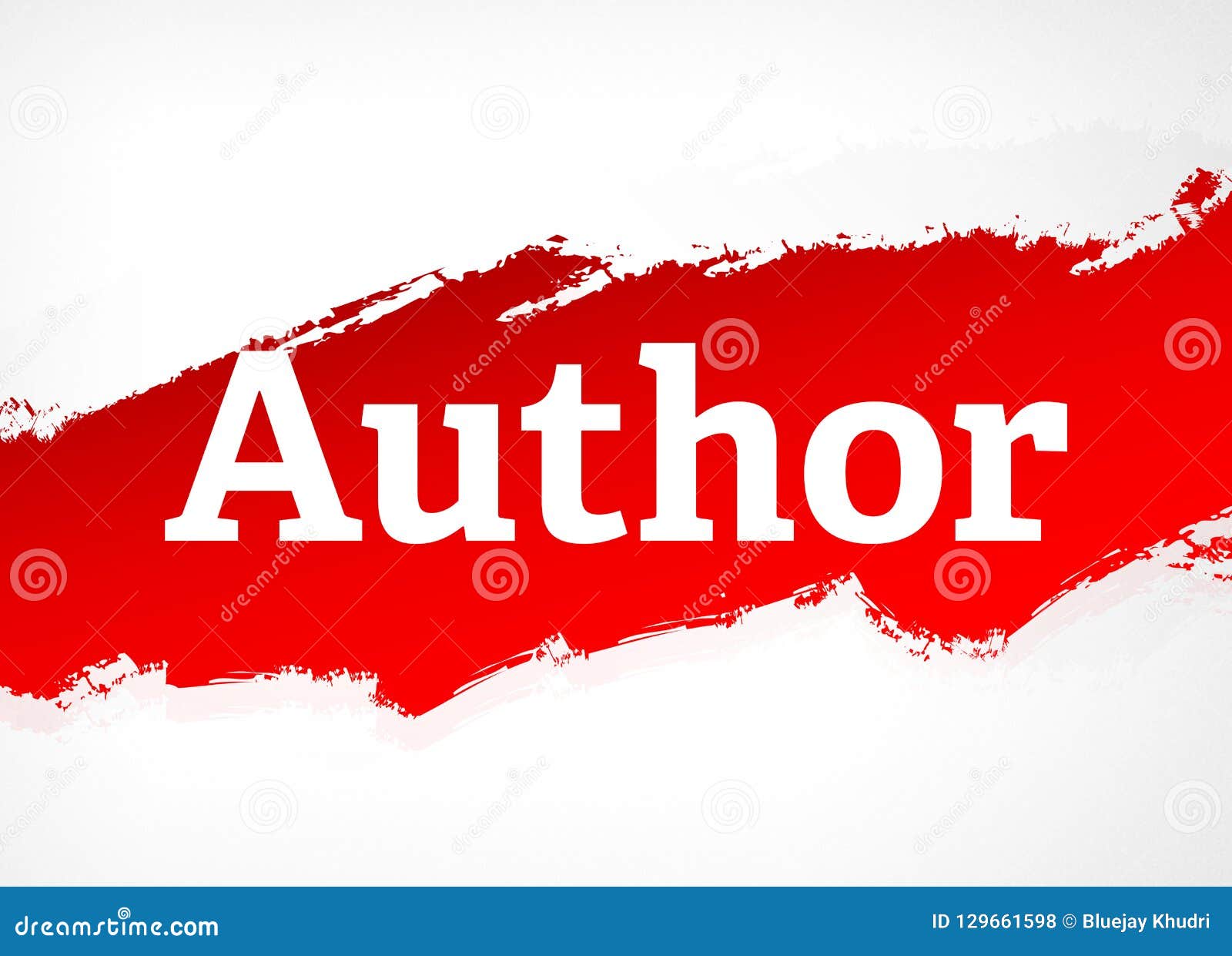 Author Red Brush Abstract Background Illustration Stock Illustration ...