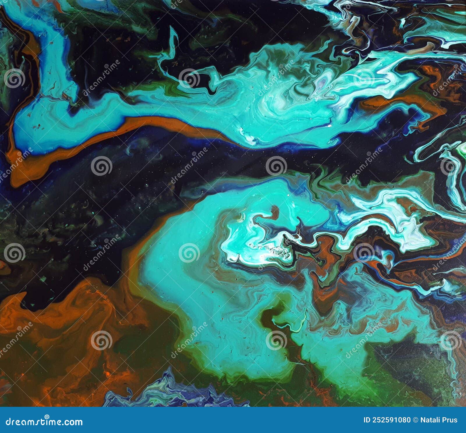 Author`s Work, Abstraction, Space Theme. Stock Illustration ...