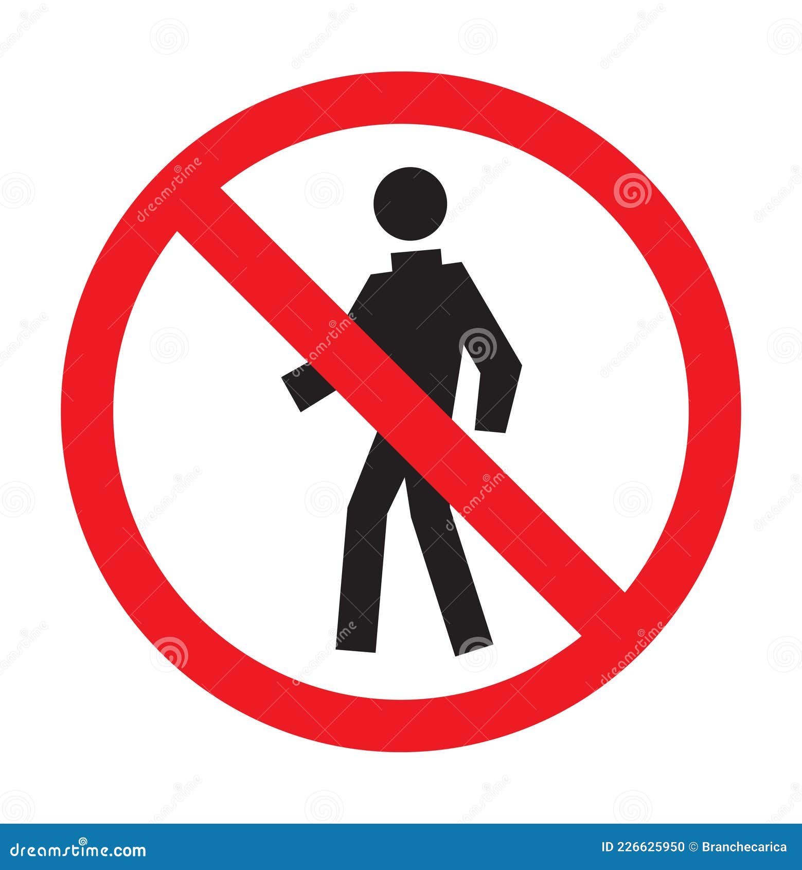 Authorised entry only sign stock vector. Illustration of permission ...