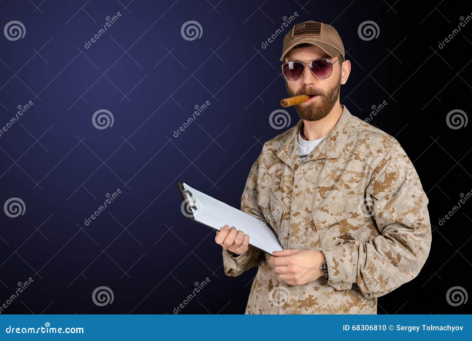 Authoritative military man stock photo. Image of uniform - 68306810