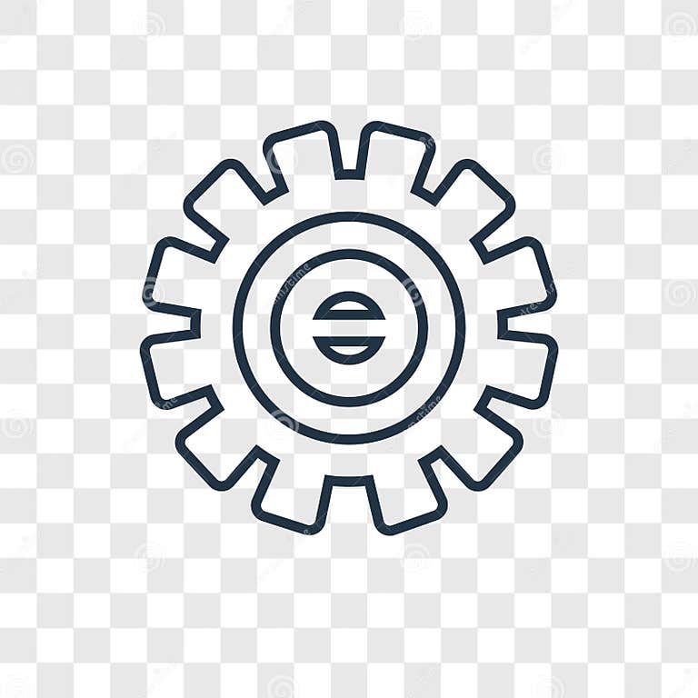 Authority Concept Vector Linear Icon Isolated on Transparent Background ...