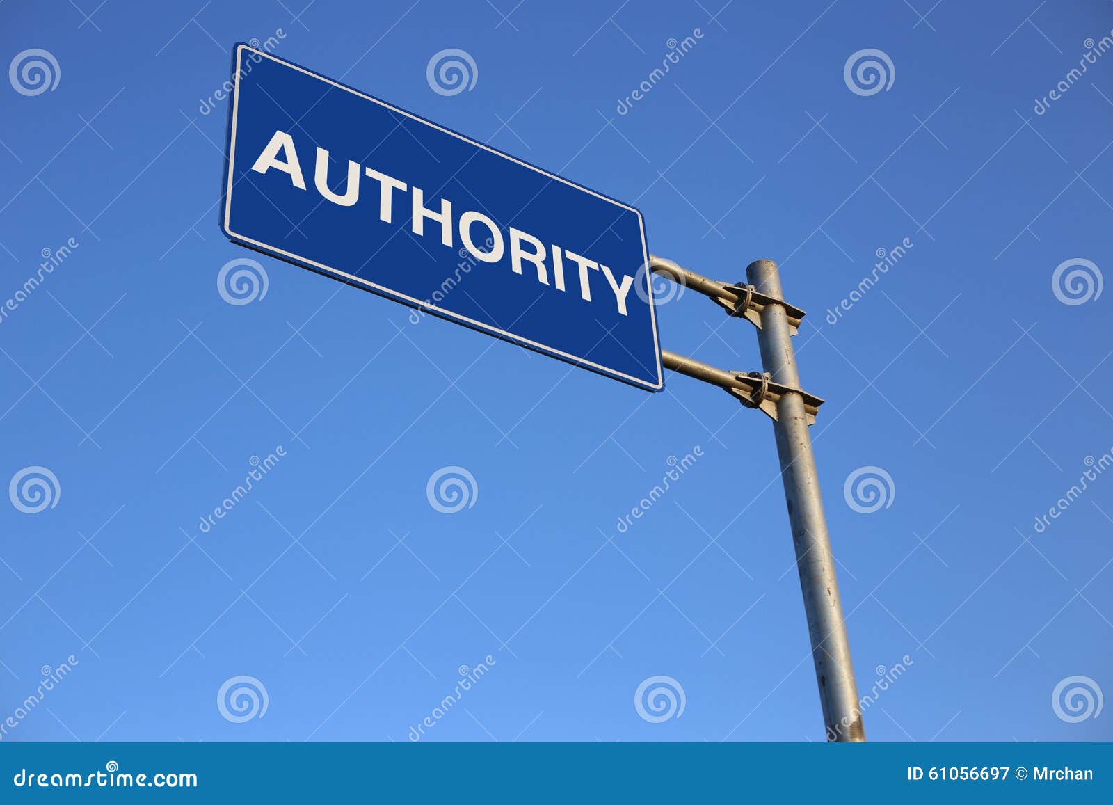 Authority Road Sign stock image. Image of background - 61056697