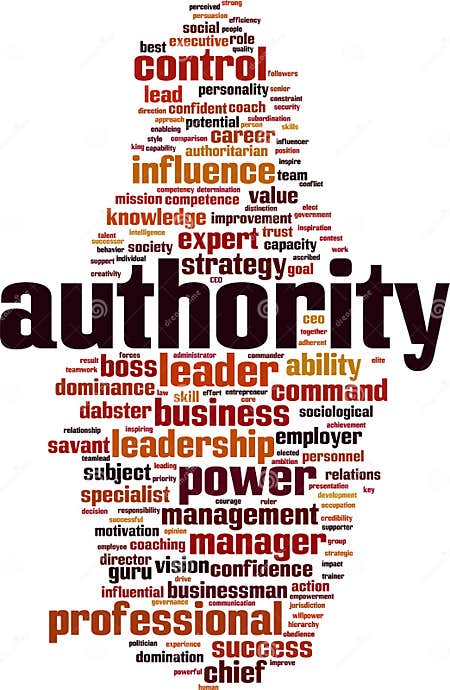 Authority word cloud stock vector. Illustration of guru - 188631524