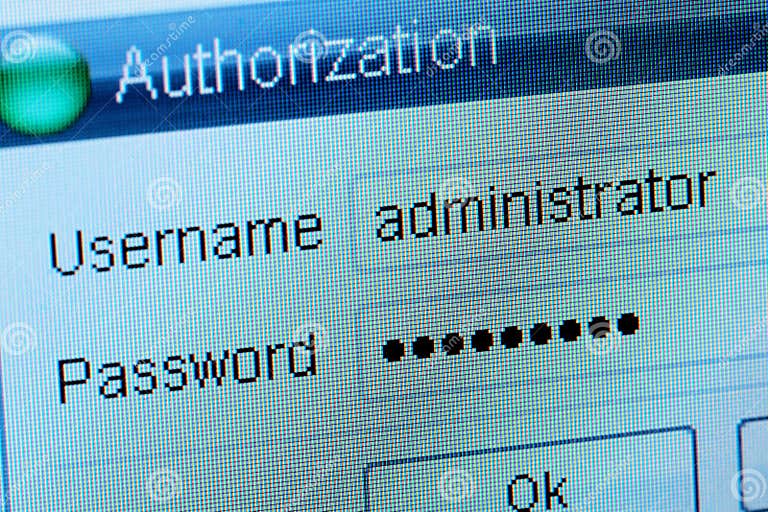 Authorization stock image. Image of logon, entry, browser - 14016853