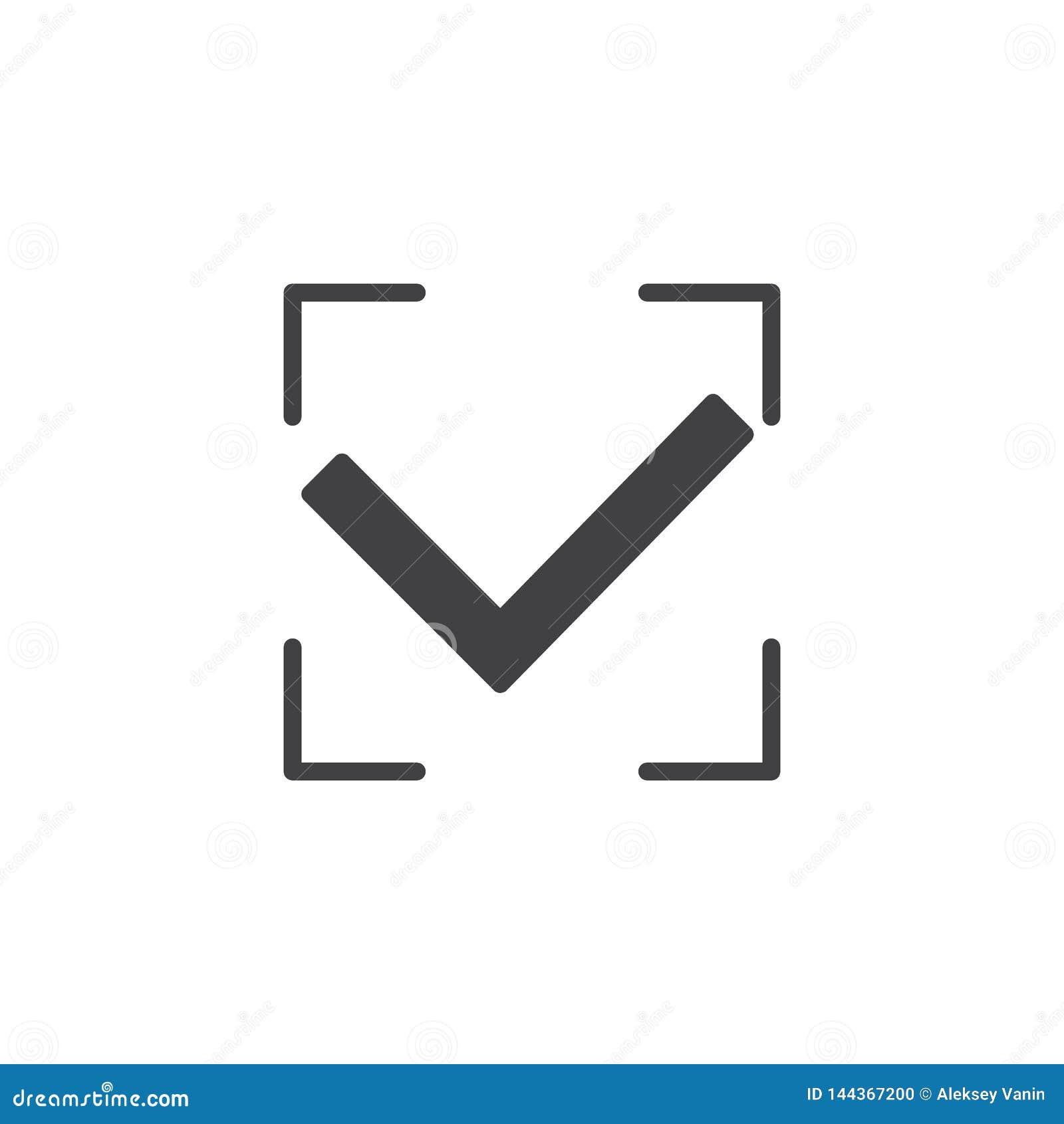 Authorization Accepted Vector Icon Stock Vector - Illustration of ...