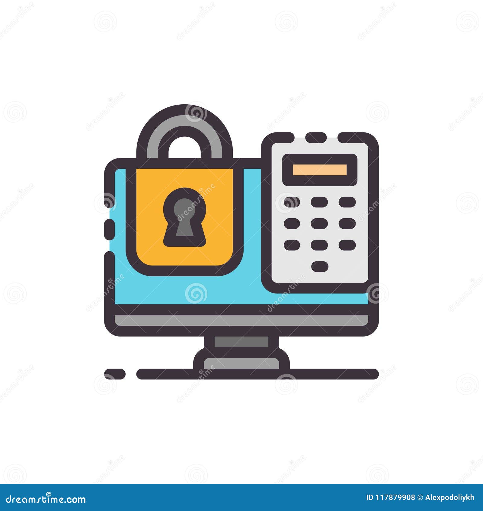 Authorization Icon. Filled Authorization Icon For Website Design And ...