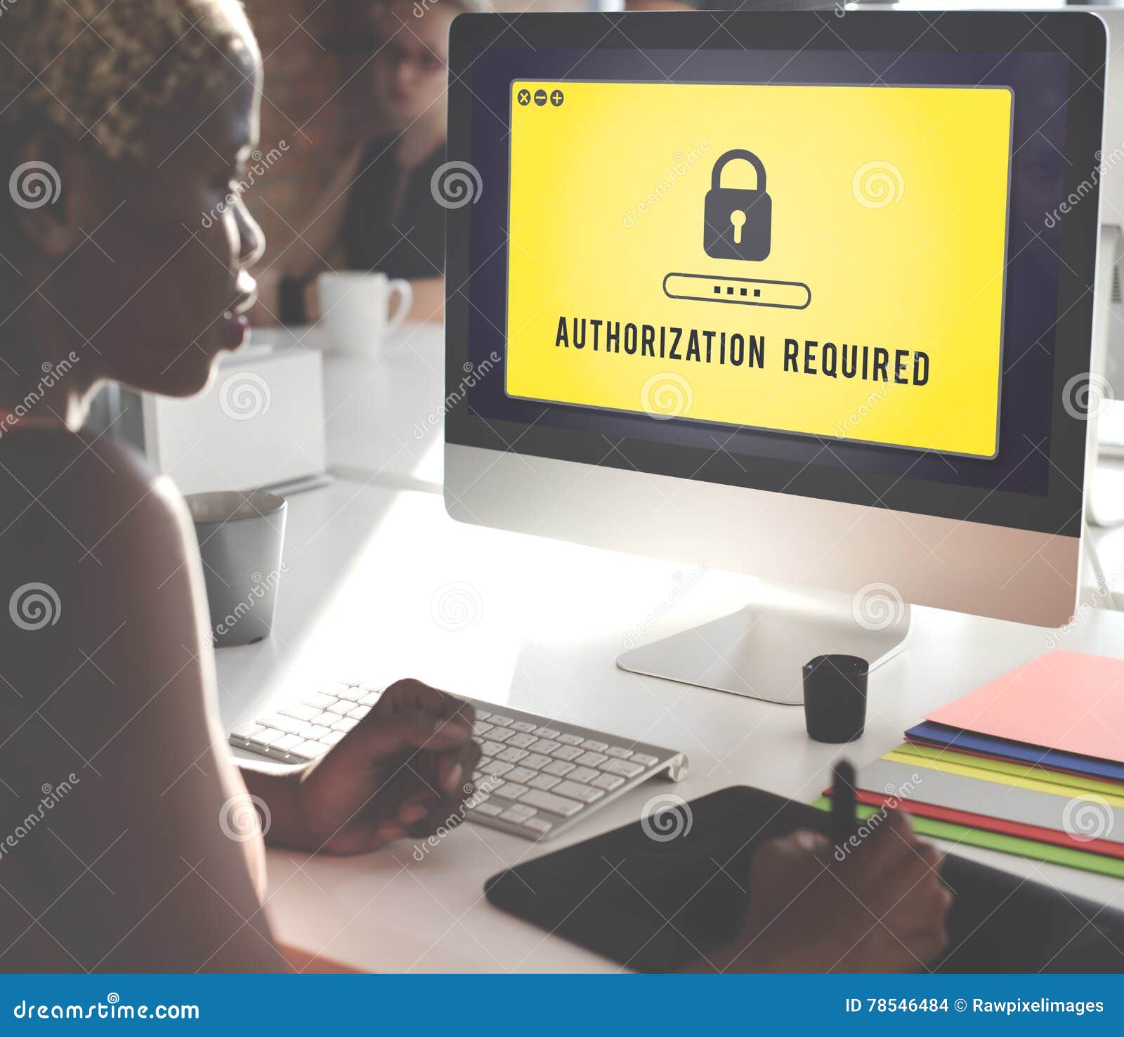 Authorization Privacy Permit Requirement Secure Concept Stock Photo ...