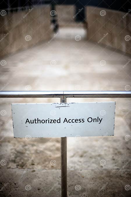 Authorized access only stock photo. Image of stay, authorization - 27952766
