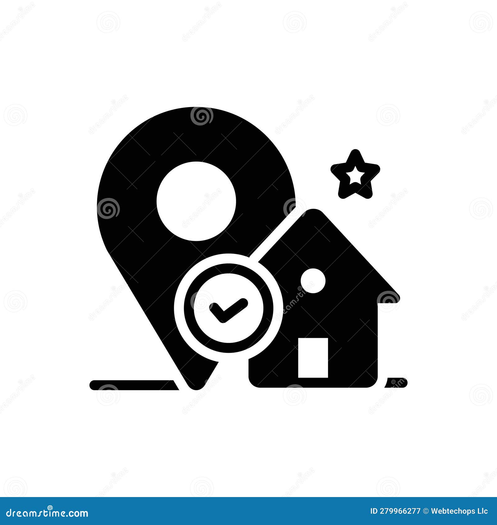 Black Solid Icon for Authorized, Occupied and Official Stock ...