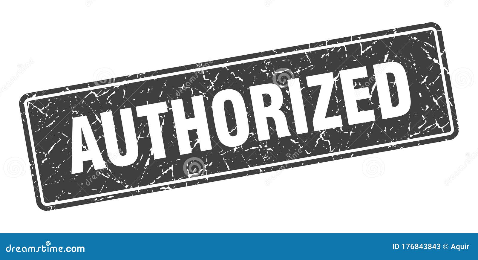 Authorized Sign. Authorized Grunge Stamp Stock Vector - Illustration of ...