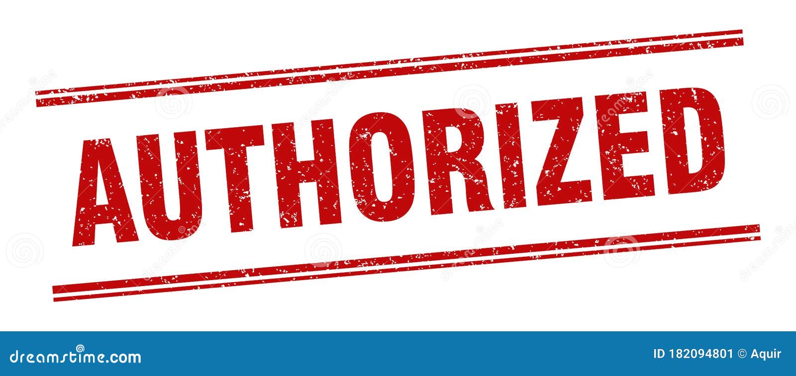 Authorized Stamp Illustration Cartoon Vector | CartoonDealer.com #106965497