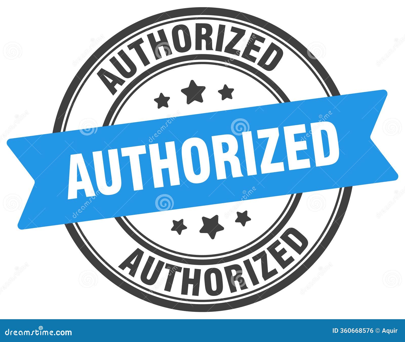 Authorized Stamp - Red Grunge Seal Stock Image | CartoonDealer.com ...