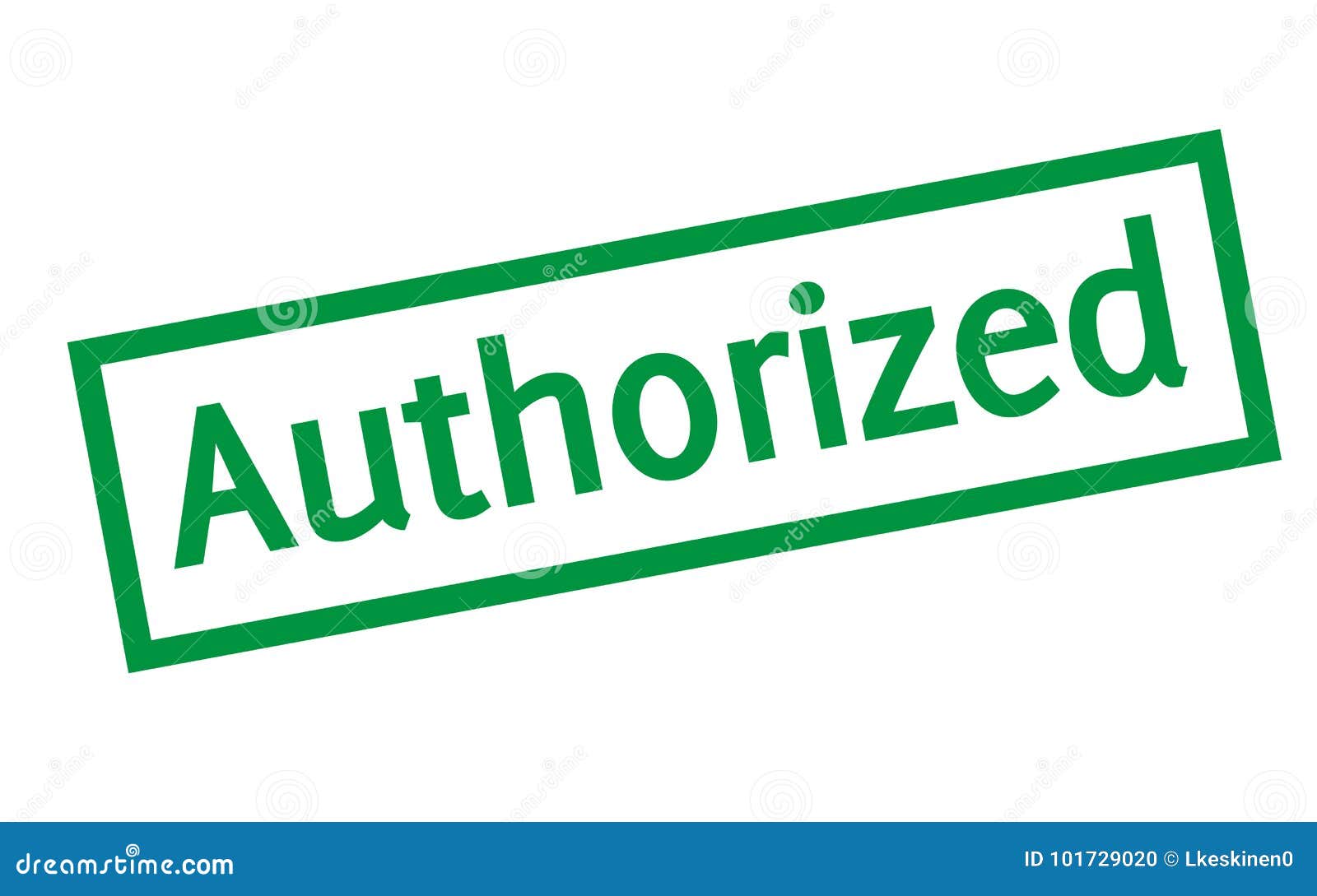 AUTHORIZED sticker stamp stock vector. Illustration of certification ...