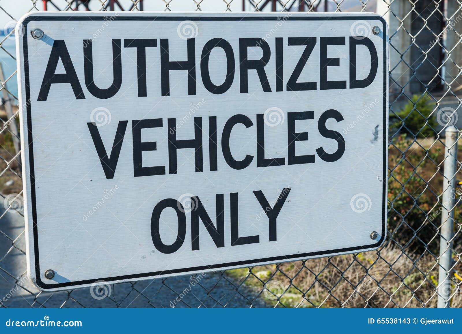 Authorized Vehicles Only Sign Stock Photo | CartoonDealer.com #16118430