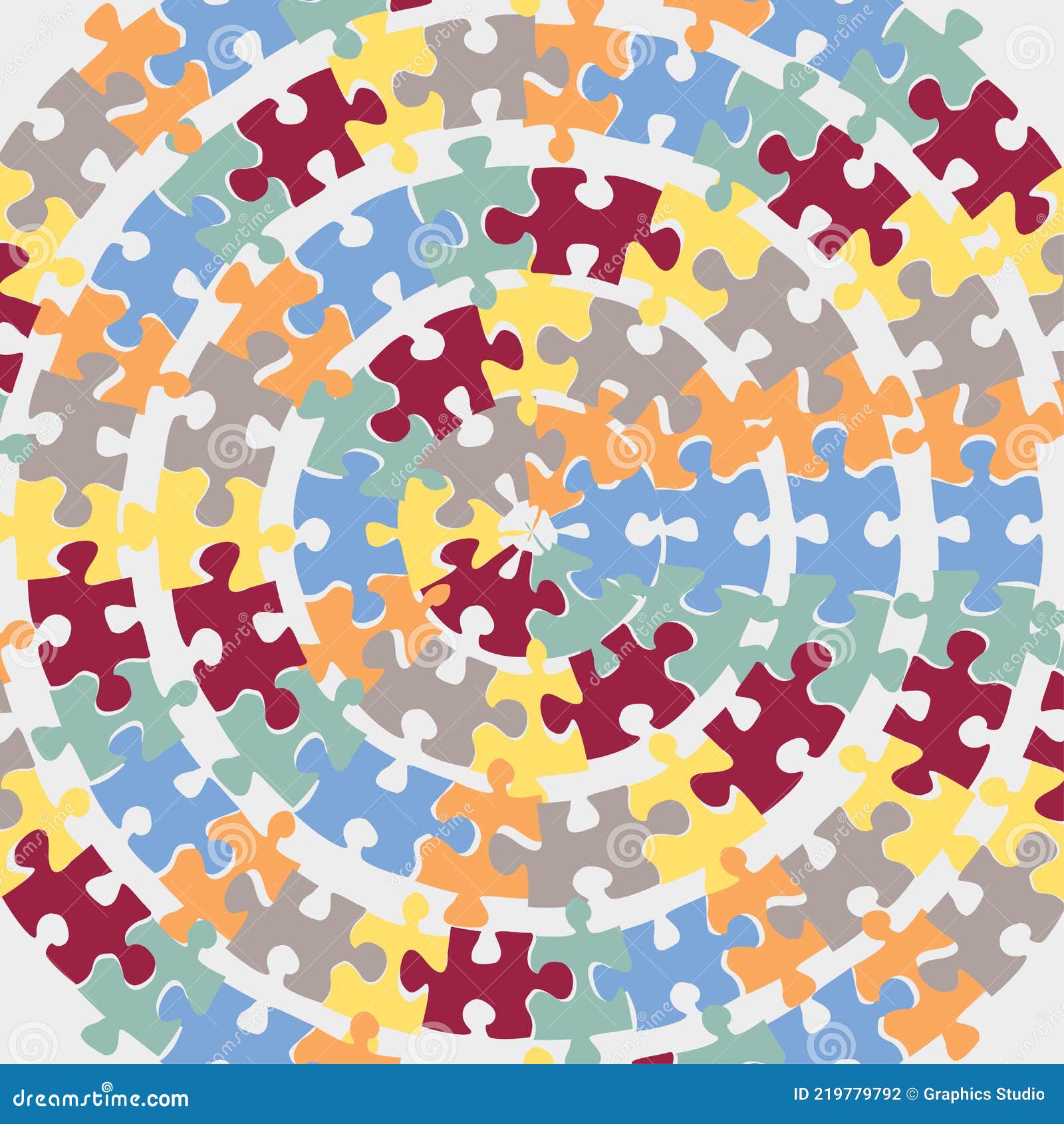 Autism Awareness Day Seamless Pattern Stock Vector - Illustration of ...