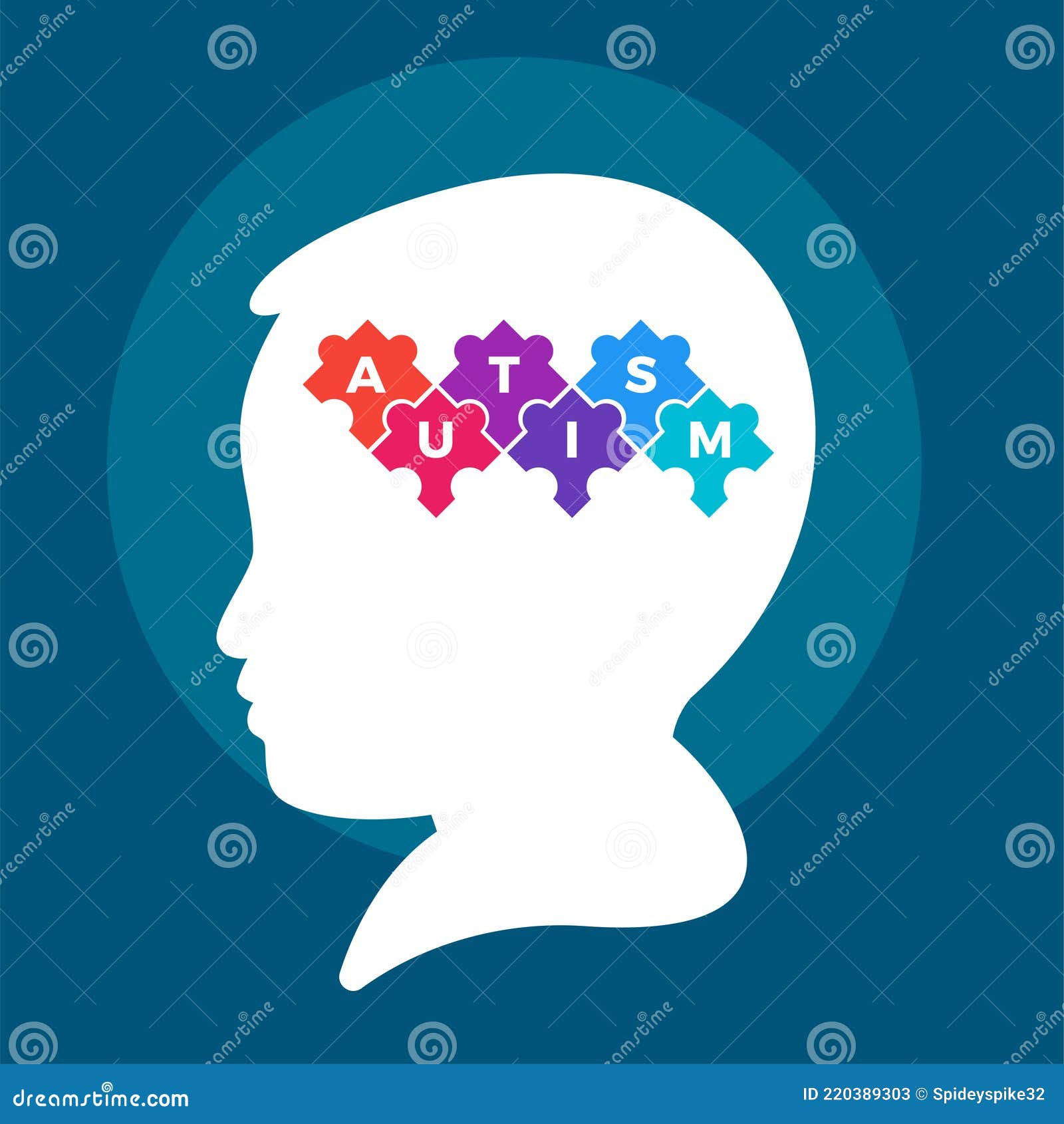 Autism. Child Behind The Glass. Early Signs Of Autism Syndrome In ...