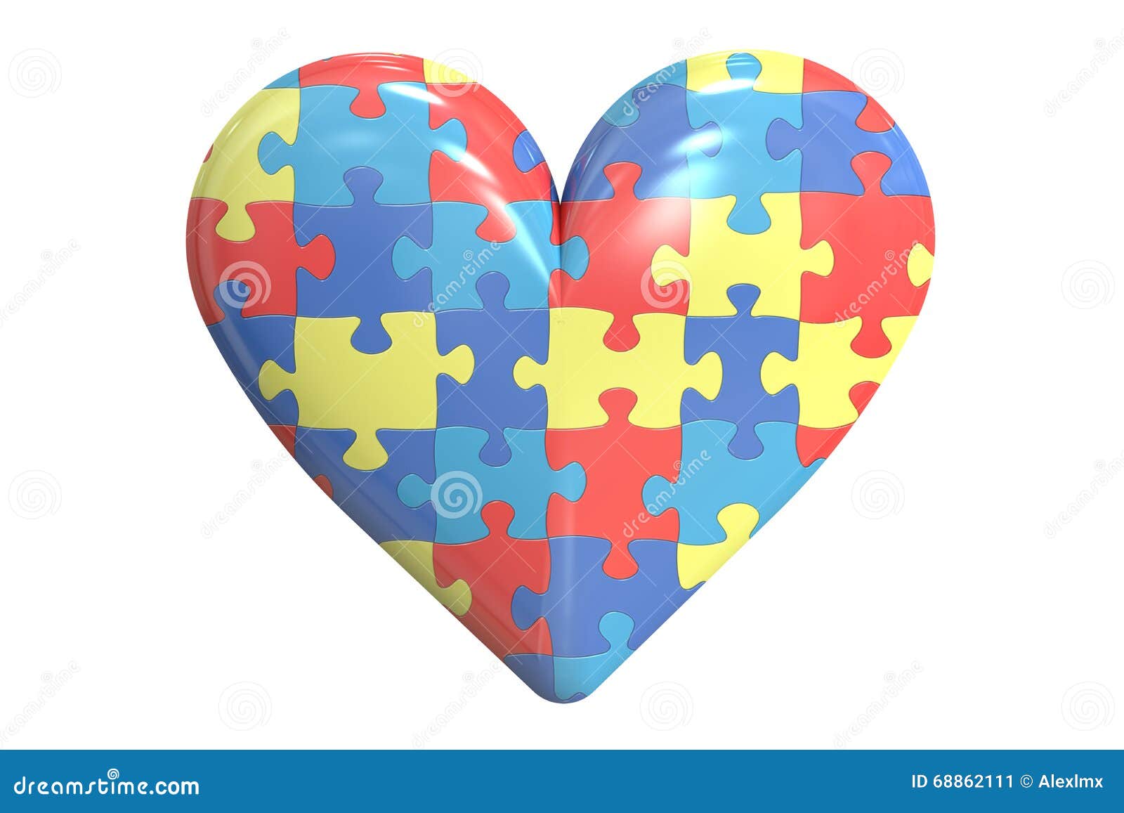 Autism Concept Retro Colorful Word Art Illustration Cartoon Vector ...