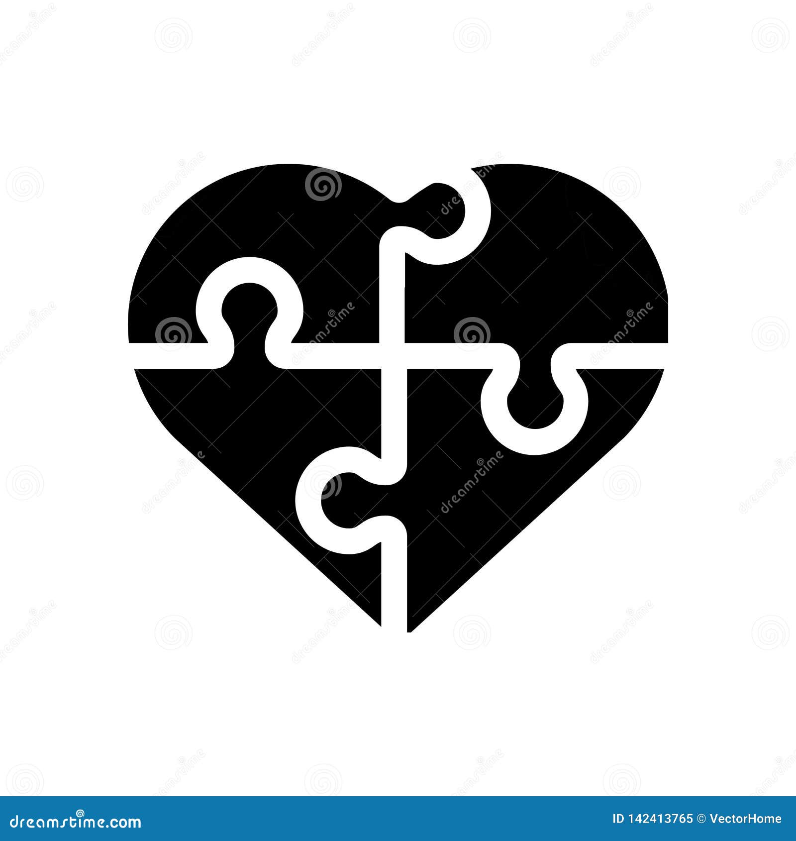 Autism Icon, Vector on a White Background. Stock Vector - Illustration ...