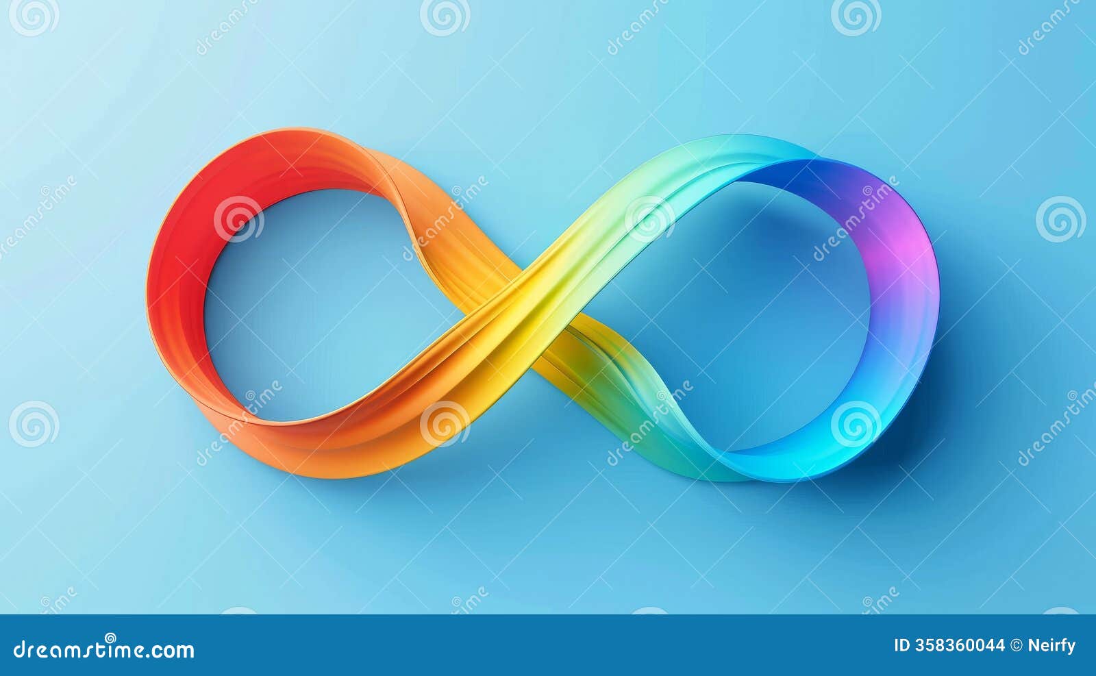 Autism infinity symbol stock photo. Image of sign, shiny - 358360044