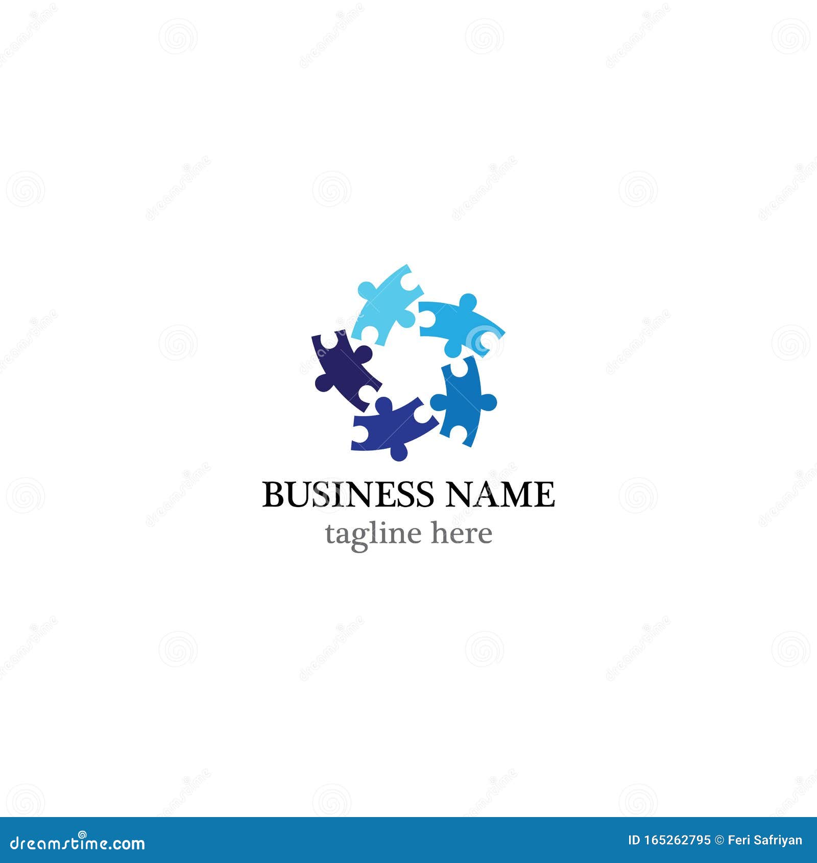 Autism Logo Template Vector Stock Vector - Illustration of combination ...