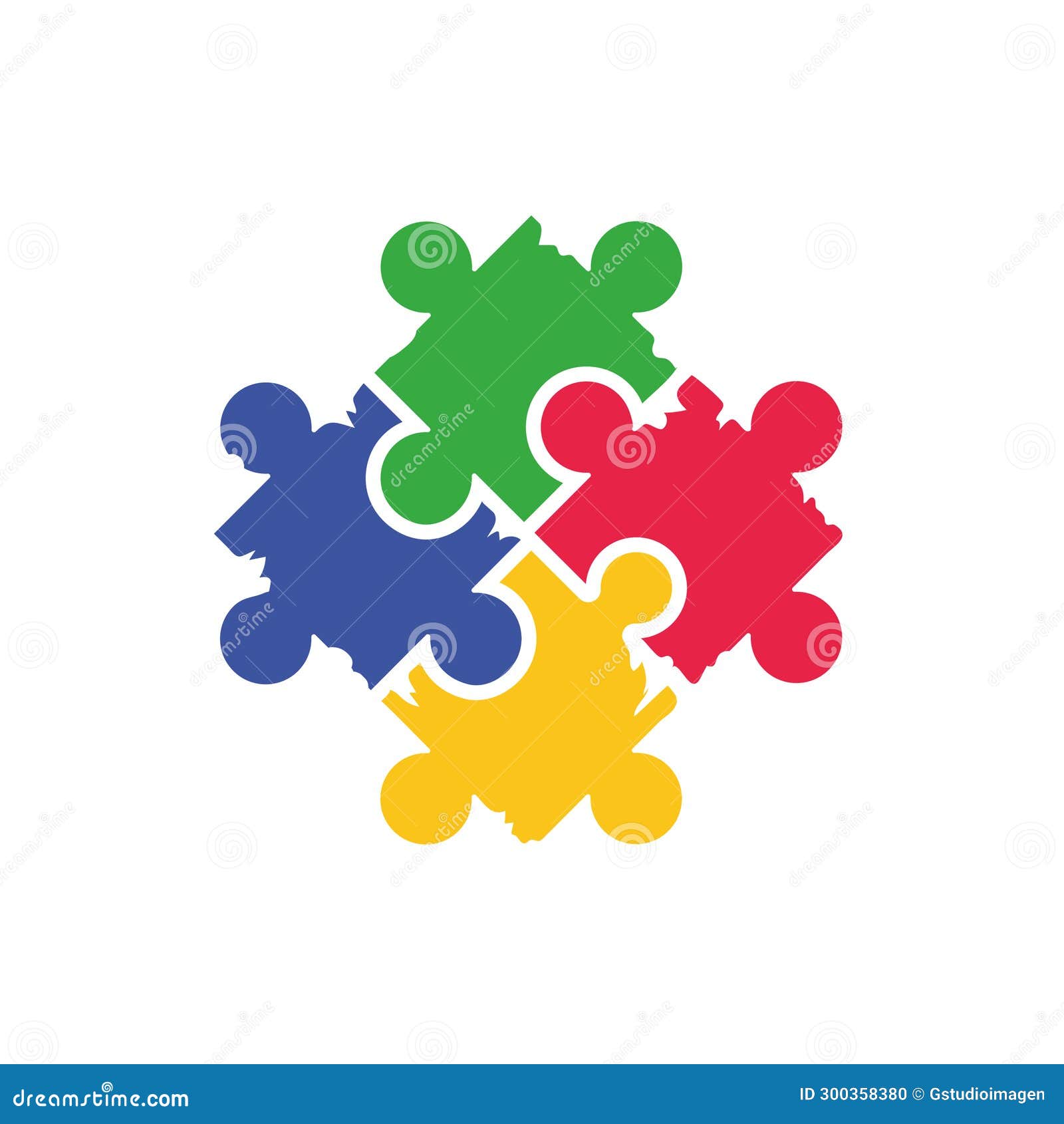 Autism puzzles design stock vector. Illustration of puzzles - 300358380