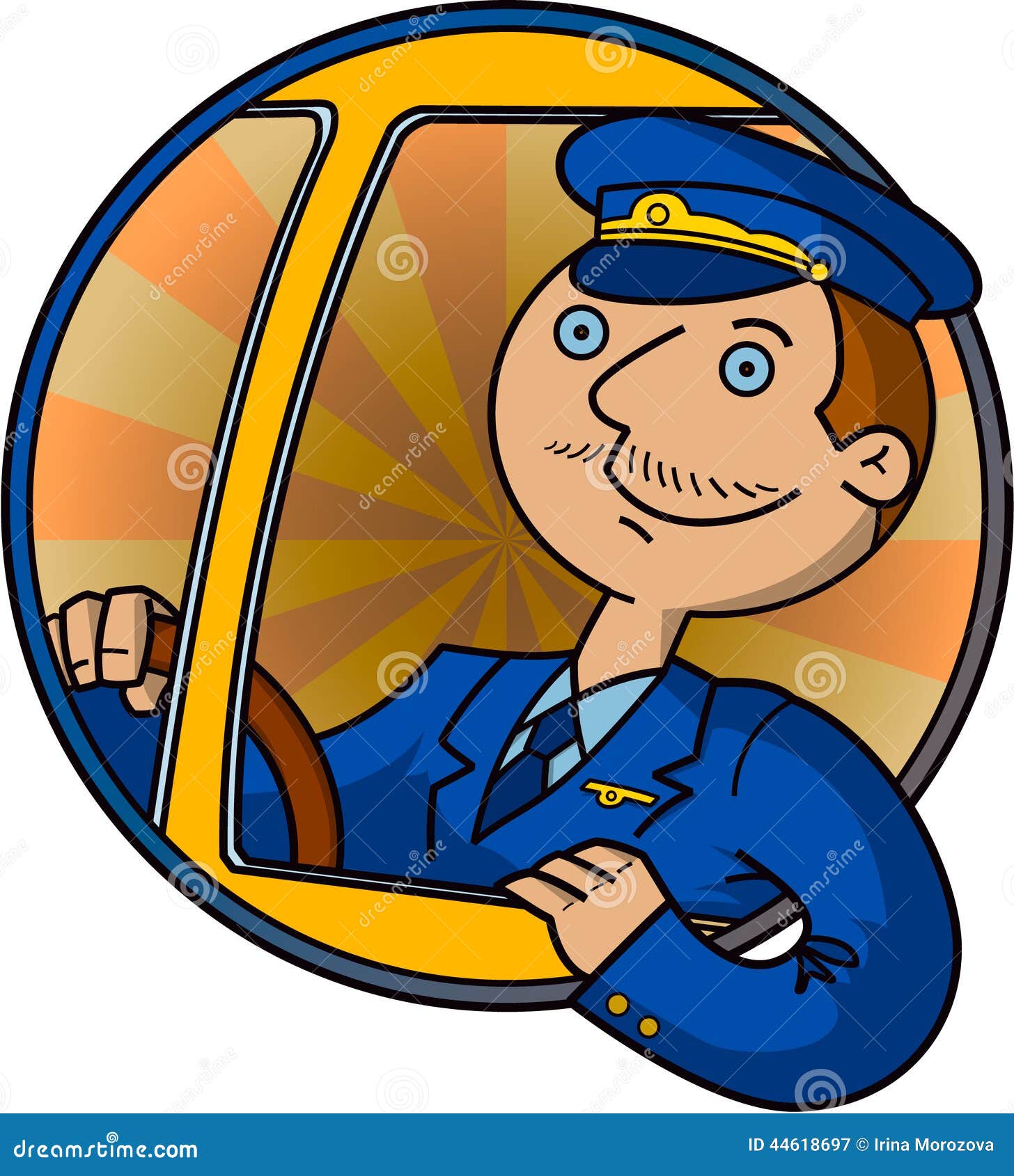 Autista di autobus illustrazione vettoriale. Illustrazione di ... Autista di autobus illustrazione vettoriale. Illustrazione di ...