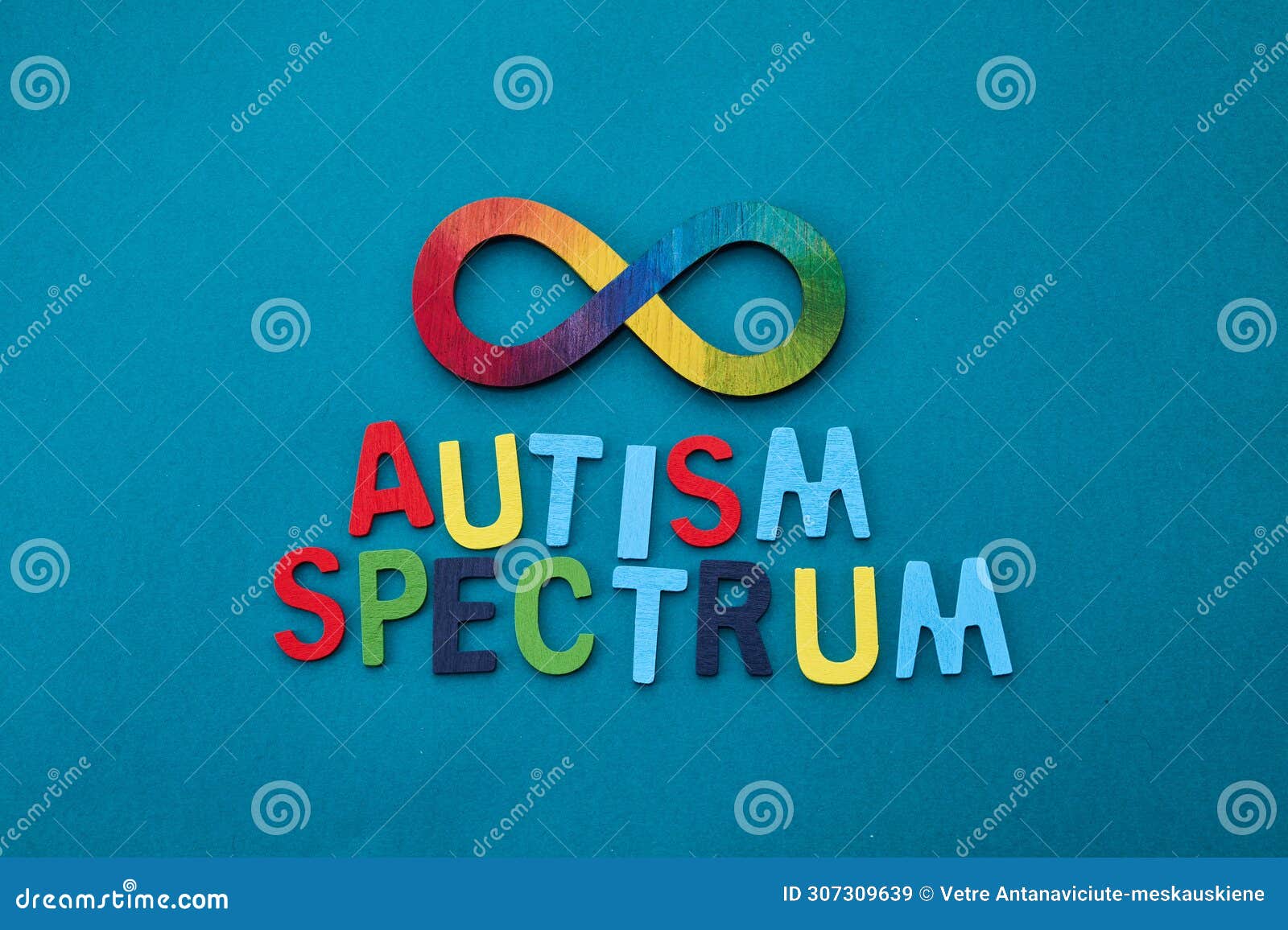 Autistic Rainbow Eight Infinity Symbol. Autism Awareness Day Symbol ...