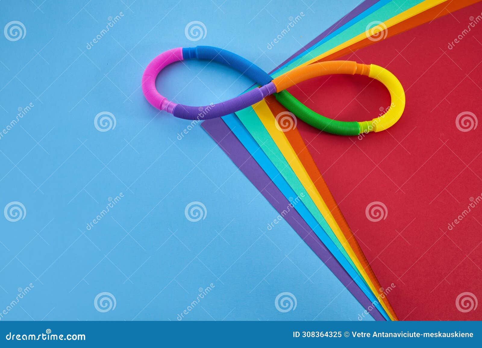 Autistic Rainbow Eight Infinity Symbol. Autism Awareness Day Symbol ...
