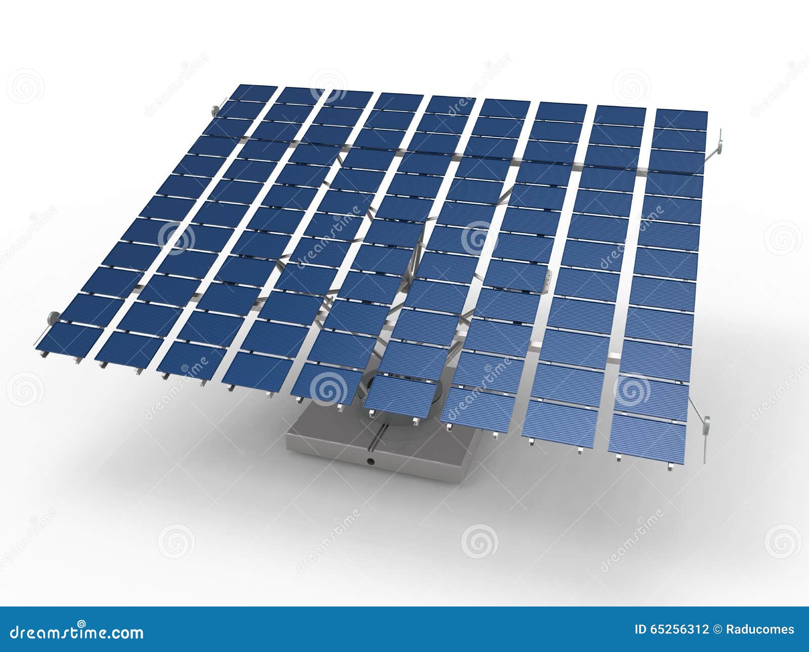 Auto adjust solar panel stock illustration. Illustration of concept ...