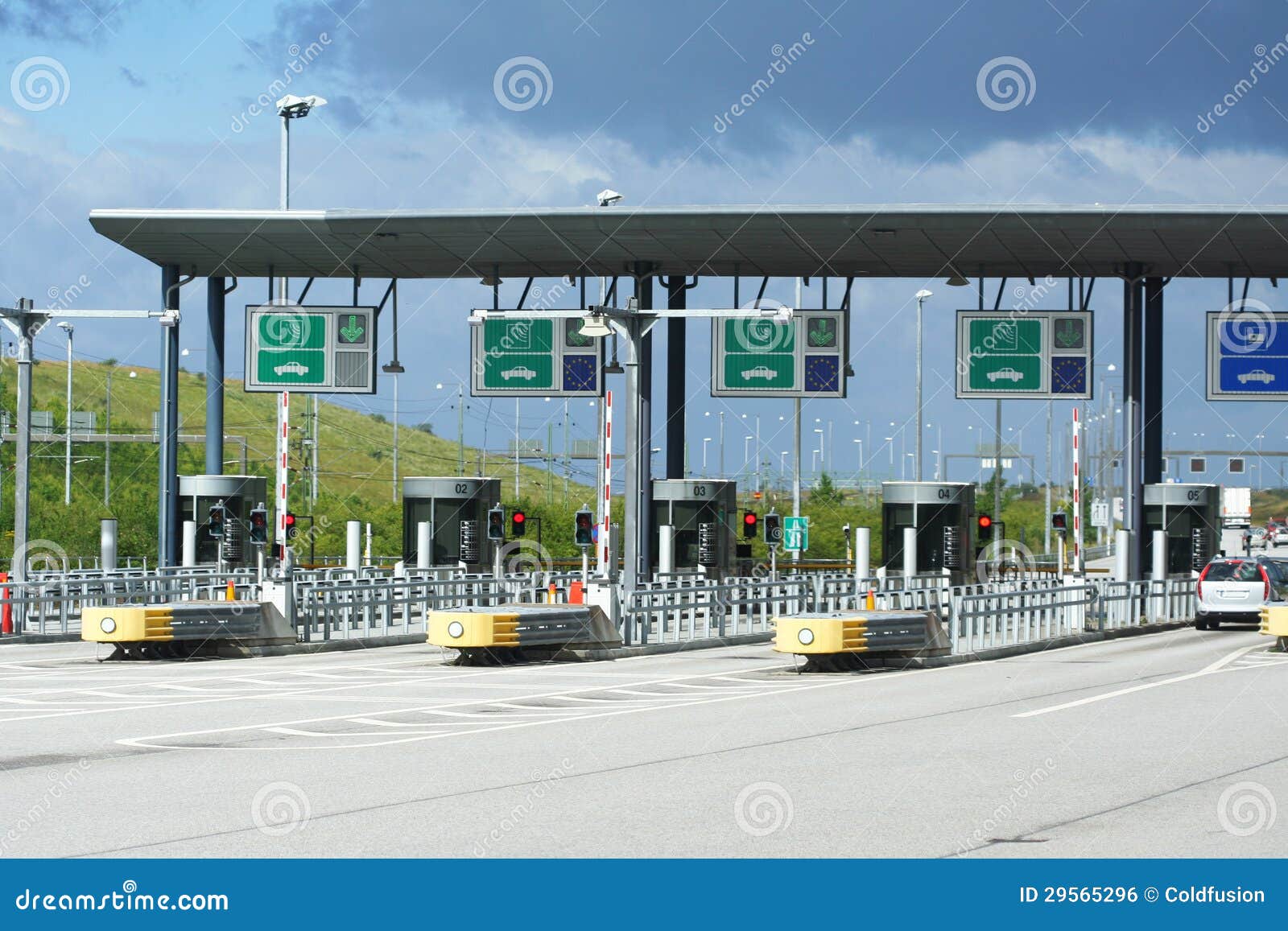 Auto Bahn Toll, Highway Pass System Stock Photo - Image of highway ...