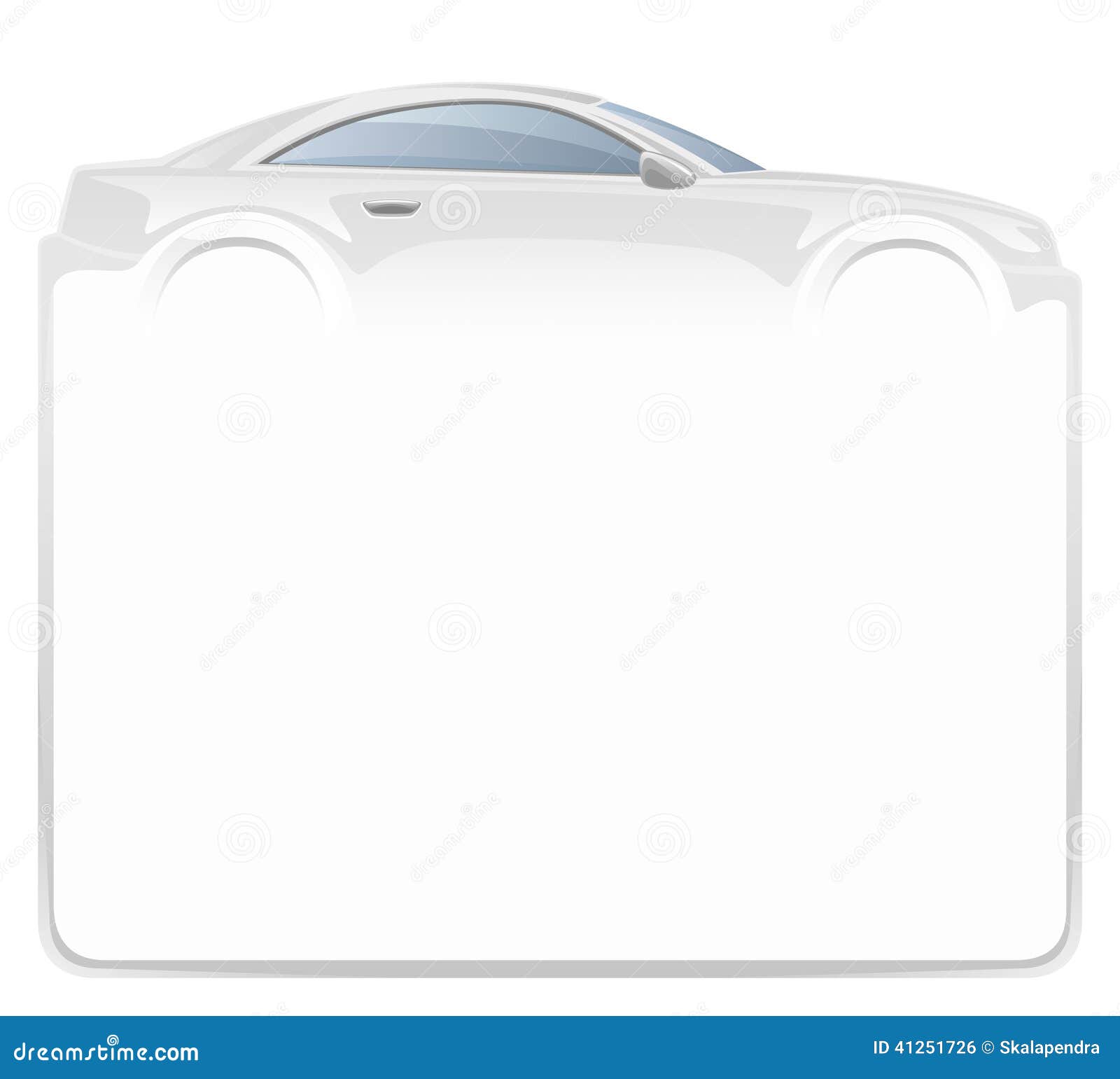 Auto banner stock vector. Illustration of coupe, announcement - 41251726