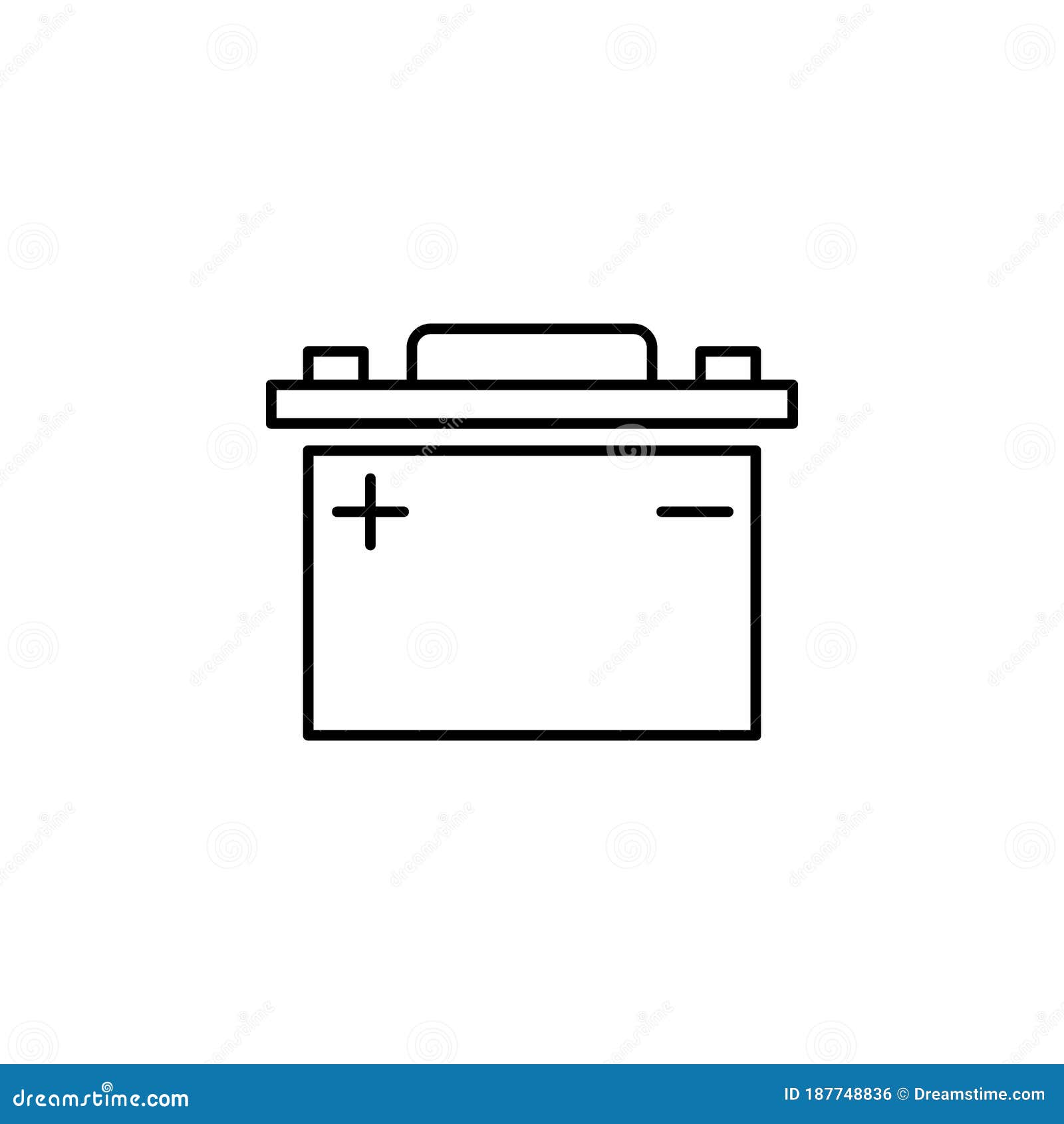 Auto Battery Icon. Element of Car Workshop Icon for Mobile Concept and ...
