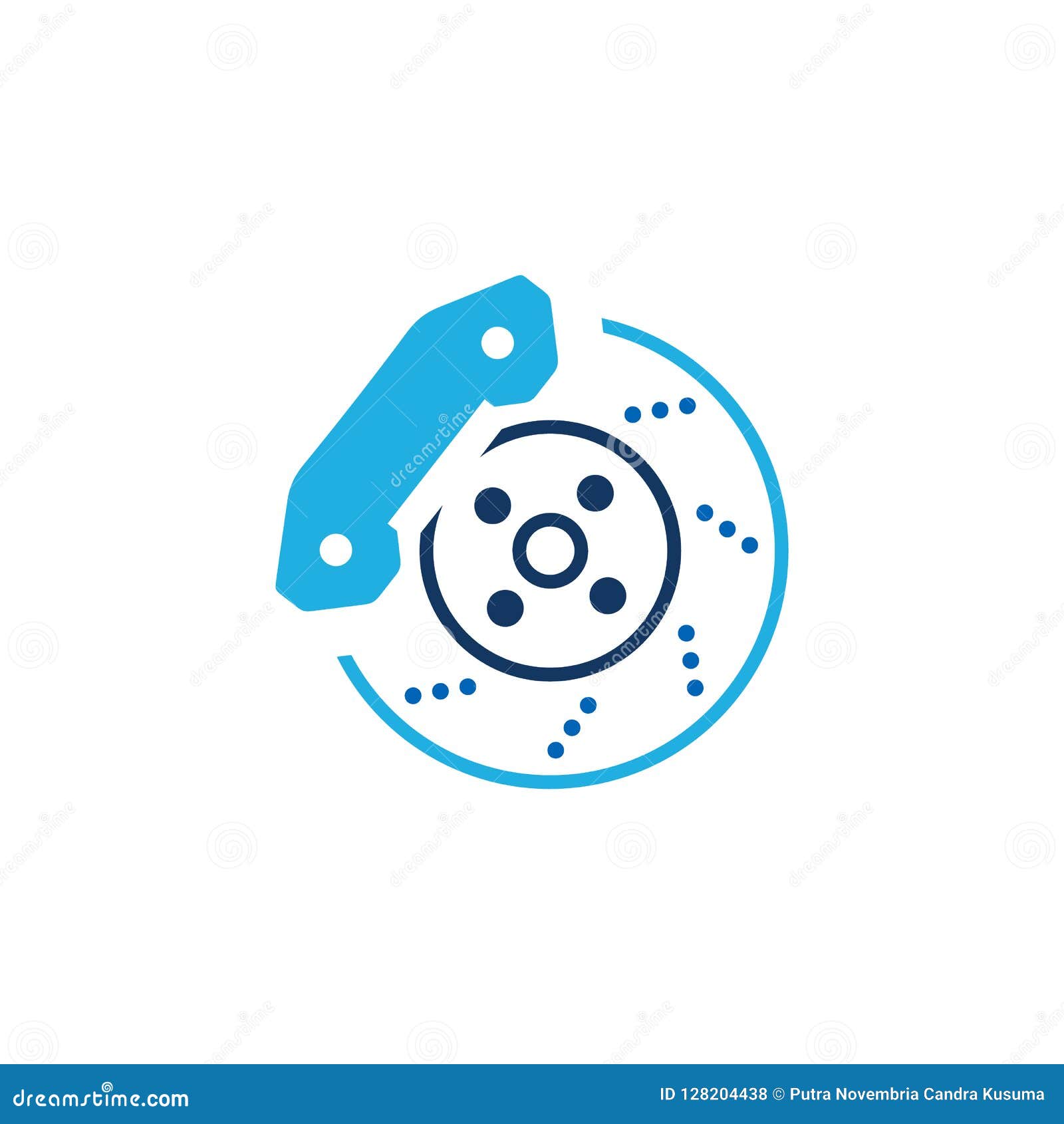 Auto-Bremse Logo Icon Design Vektor Abbildung - Illustration von ...