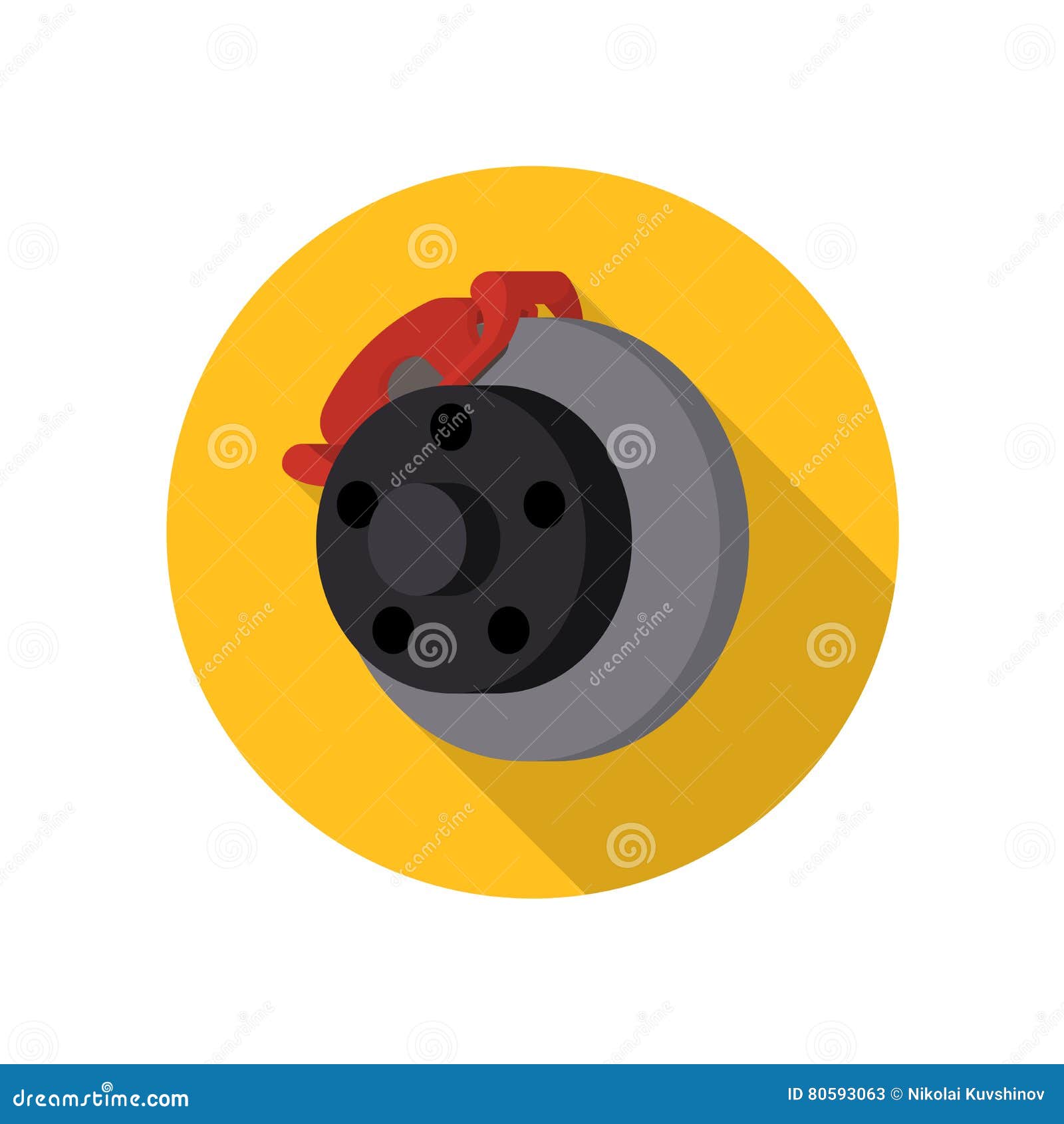 Auto, Car, Automotive Brake Vector Icon Stock Vector - Illustration of ...
