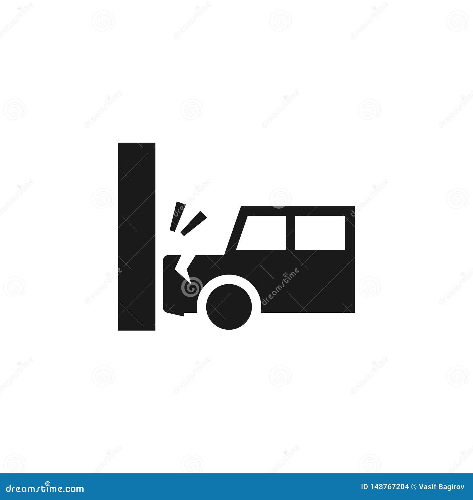 Auto, Car, Collision, Hit Icon - Vector. Insurance Concept Vector ... Auto, Car, Collision, Hit Icon - Vector. Insurance Concept Vector ...