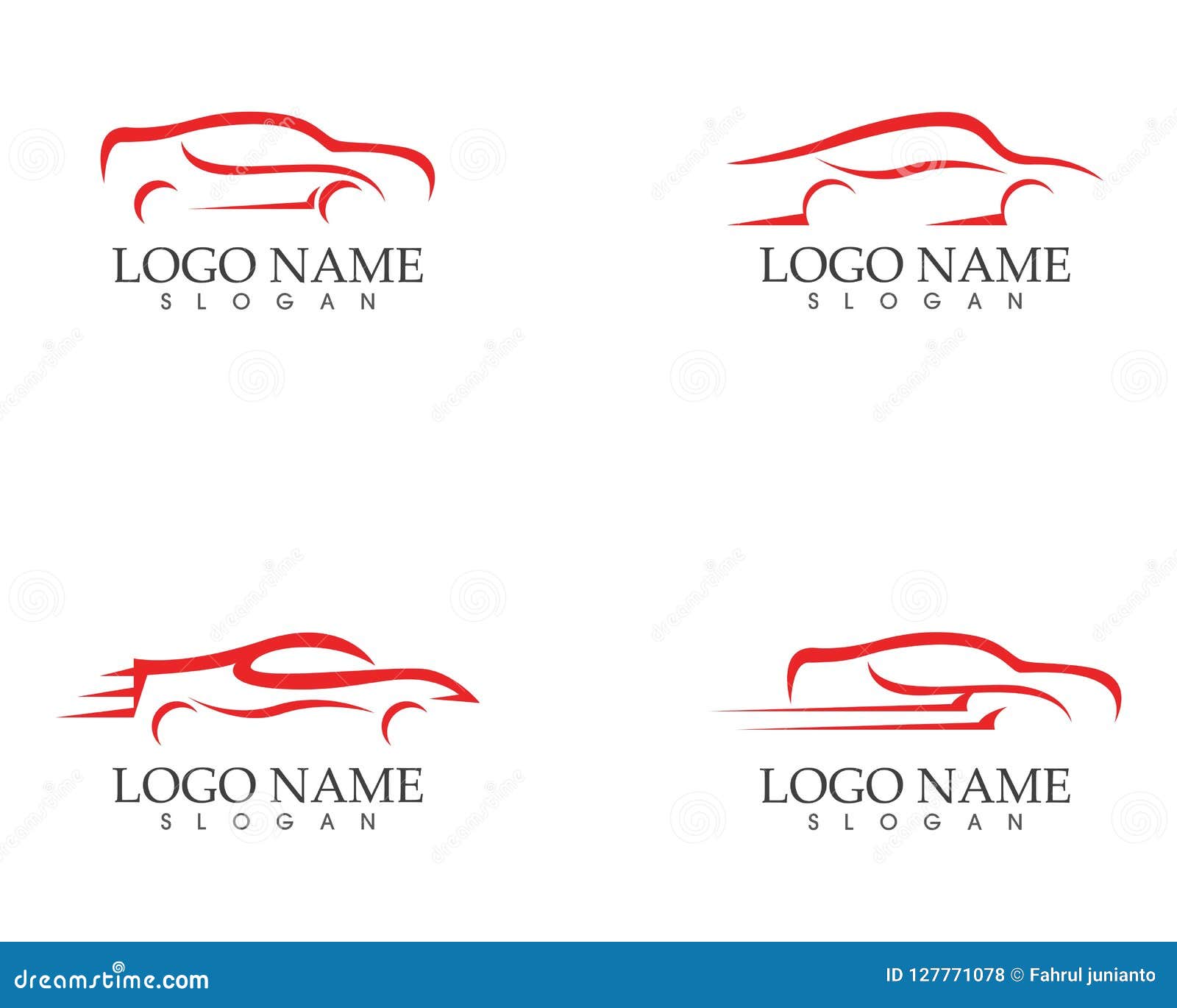 Auto Car Logo Design Template Stock Vector - Illustration of icon ...
