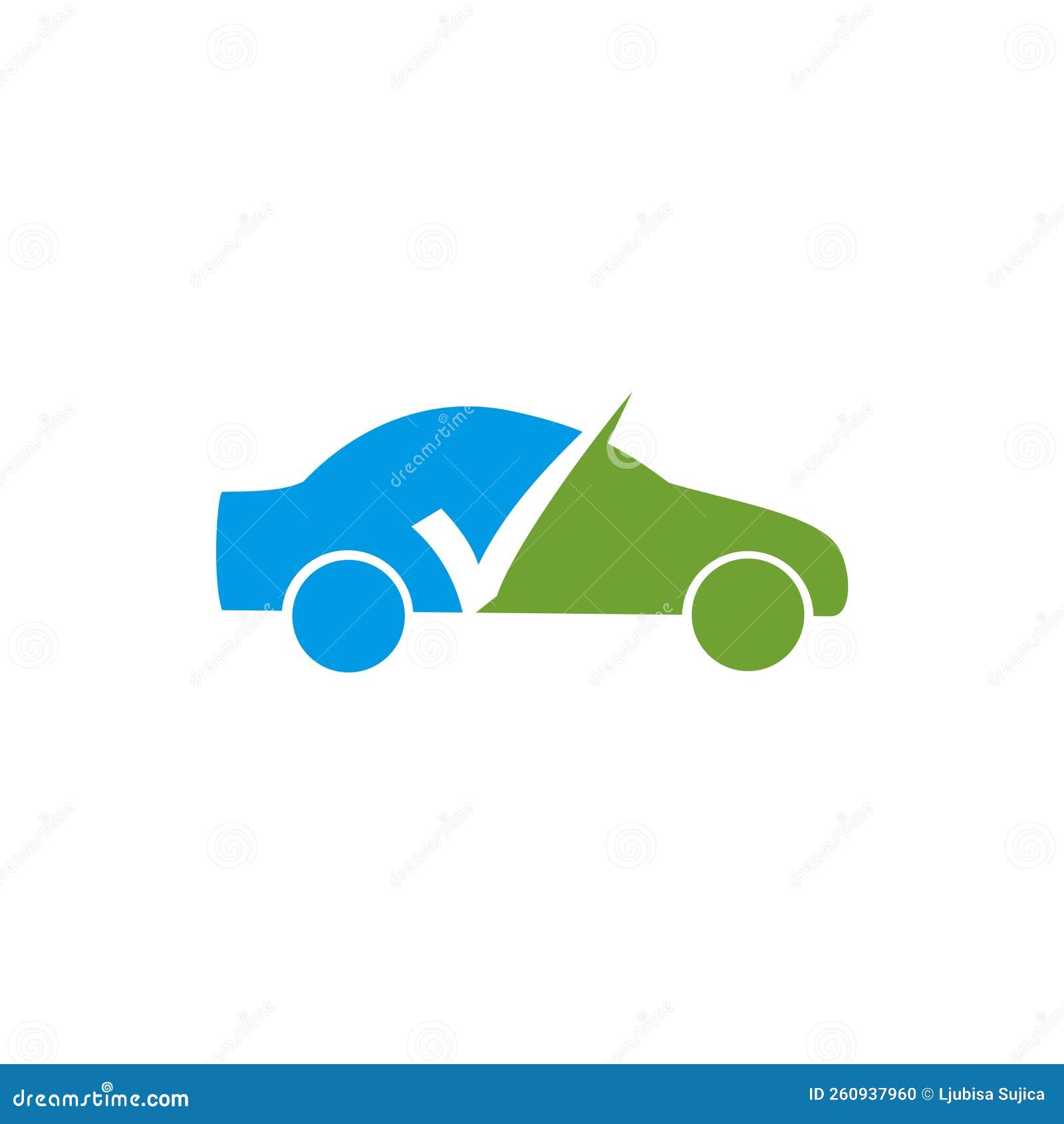 Auto Car Logo Icon Isolated on White Background Stock Vector ...