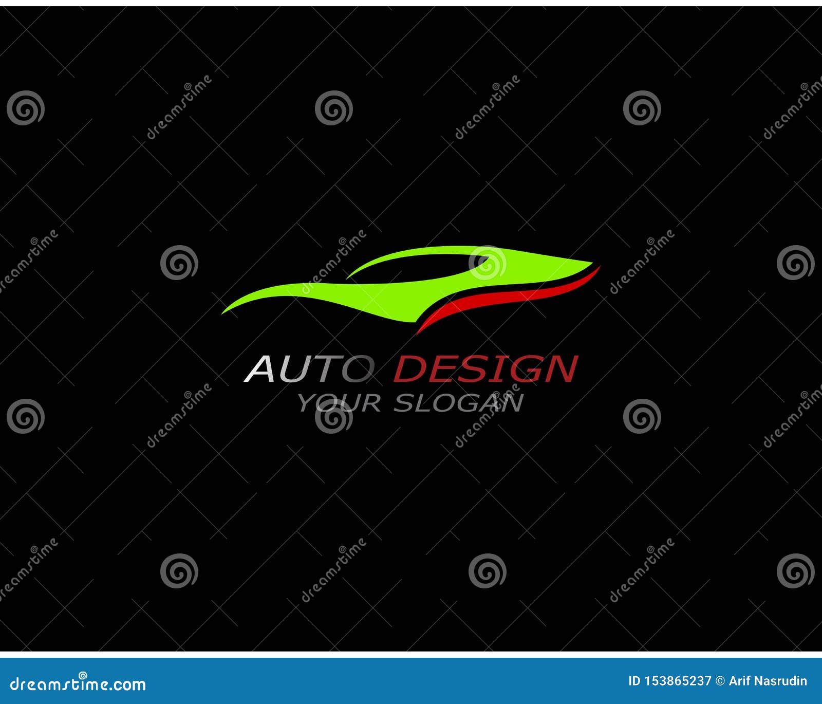 Auto Car Logo Inspiration Template Design Stock Vector - Illustration ...
