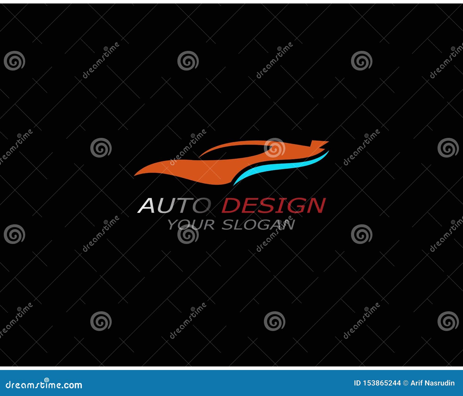 Auto Car Logo Inspiration Template Design Stock Vector - Illustration ...