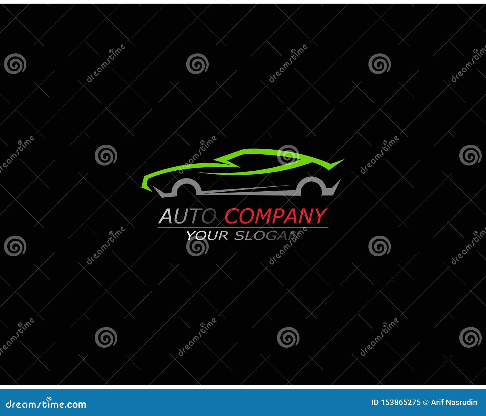 Auto Car Logo Inspiration Template Design Stock Vector - Illustration ...