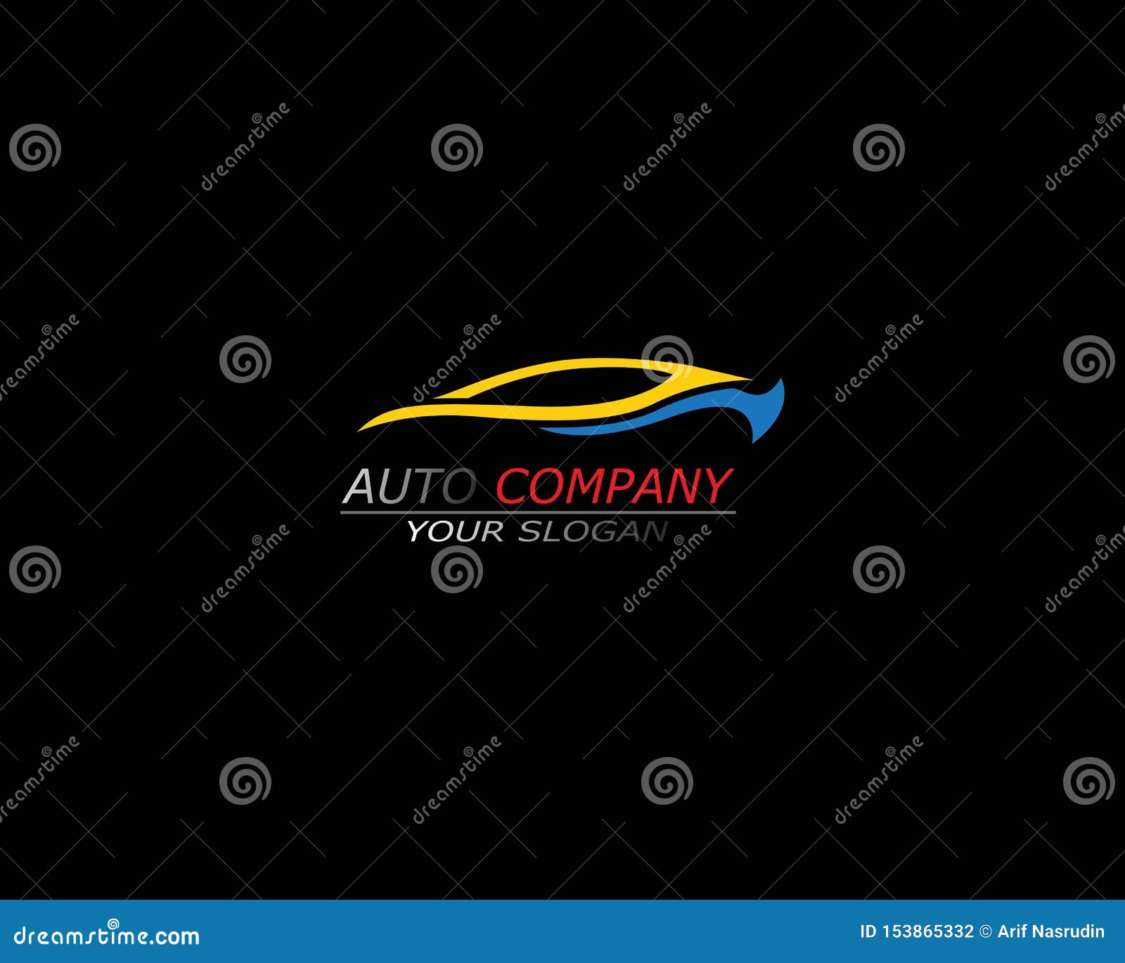 Auto Car Logo Inspiration Template Design Stock Illustration ...
