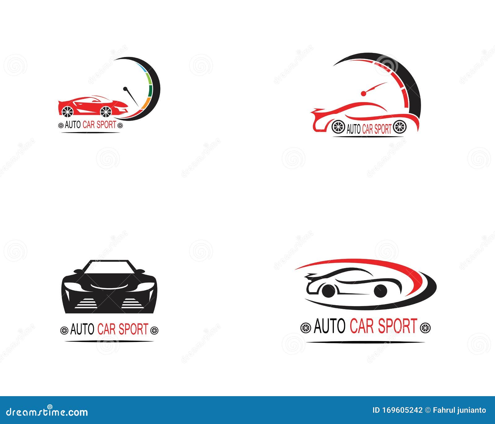 Auto Car Race Logo Vector Template Stock Illustration - Illustration of ...