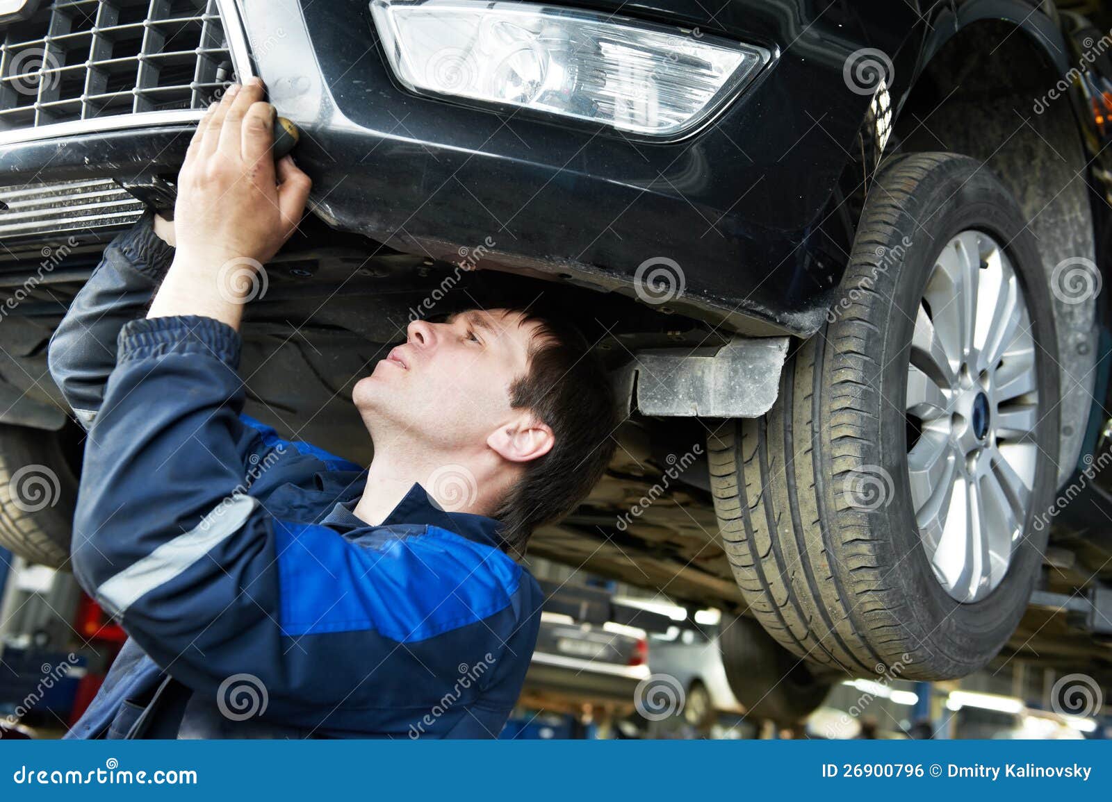 Auto Car Repair Mechanic at Work Stock Photo - Image of mechanic ...