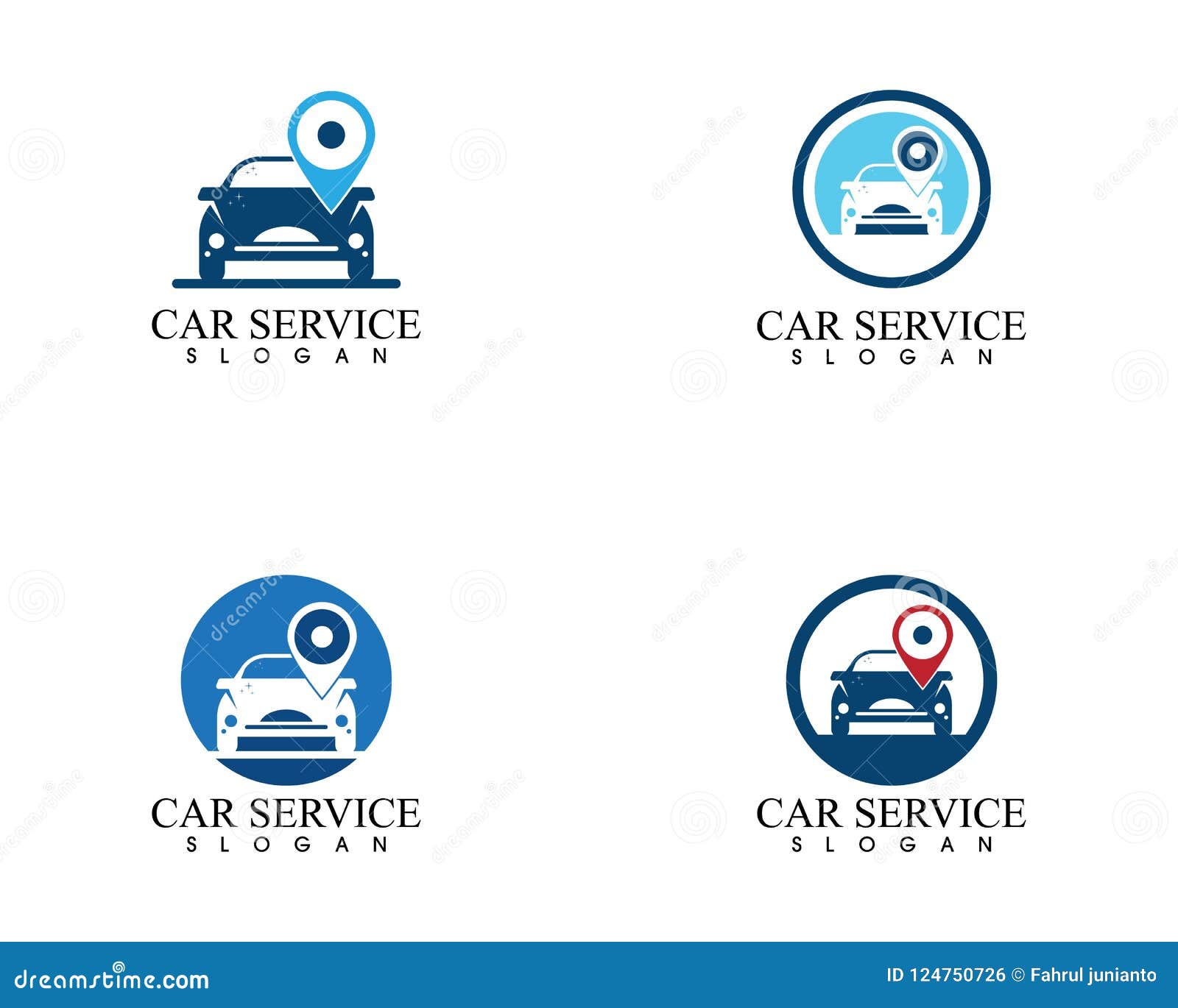 Auto Car Service Logo Design Vector Stock Vector - Illustration of ...