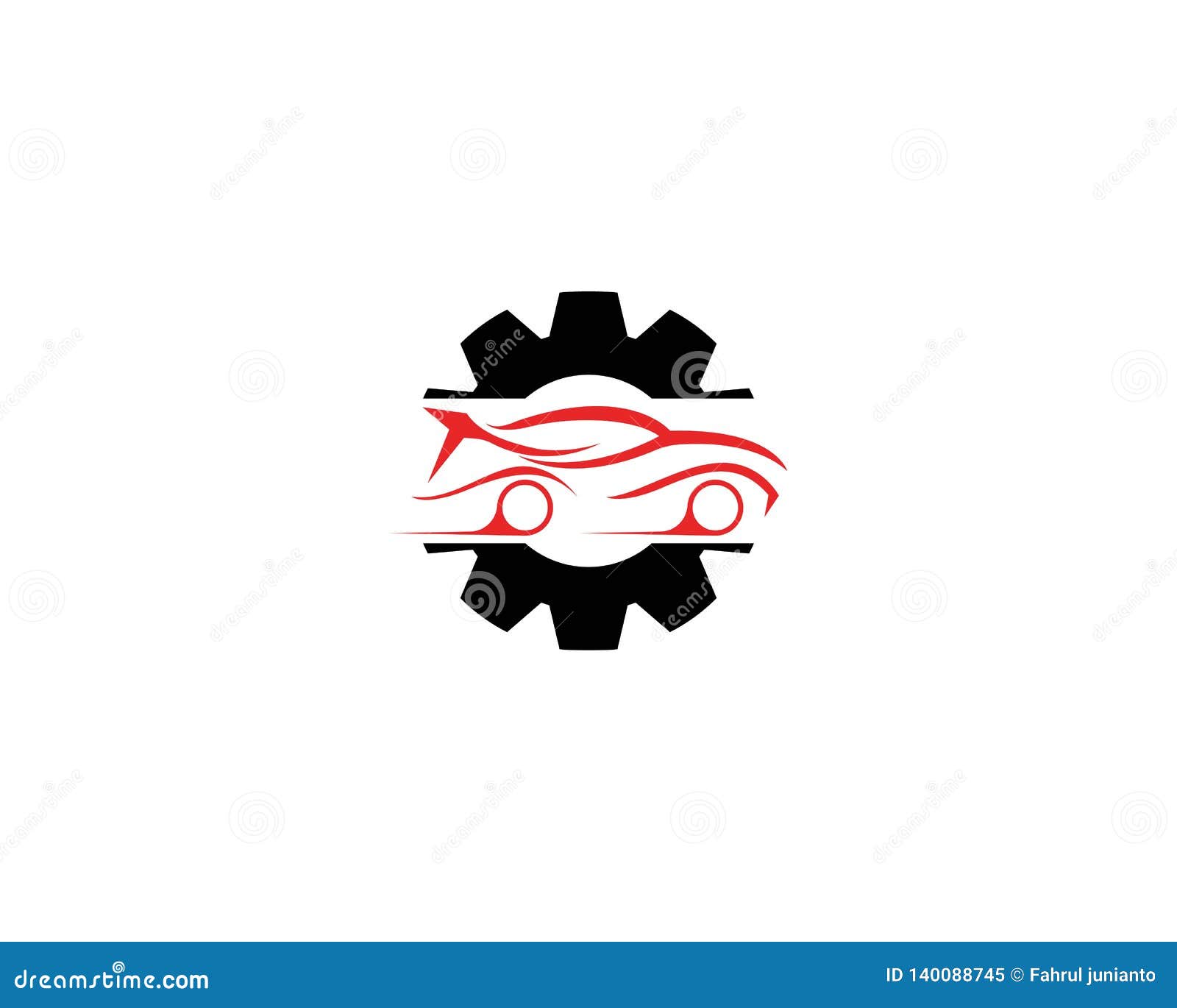 Auto Car Service Logo Template Stock Vector - Illustration of blue ...