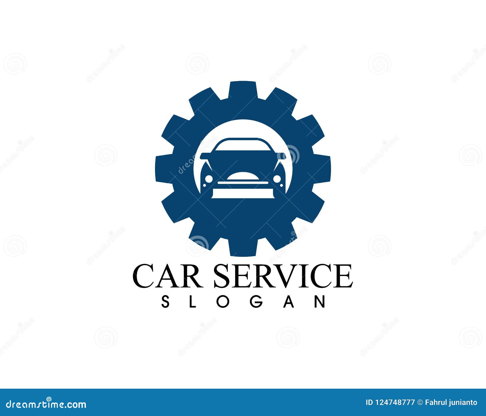 Auto Car Service Logo Vector Template Stock Vector - Illustration of ...