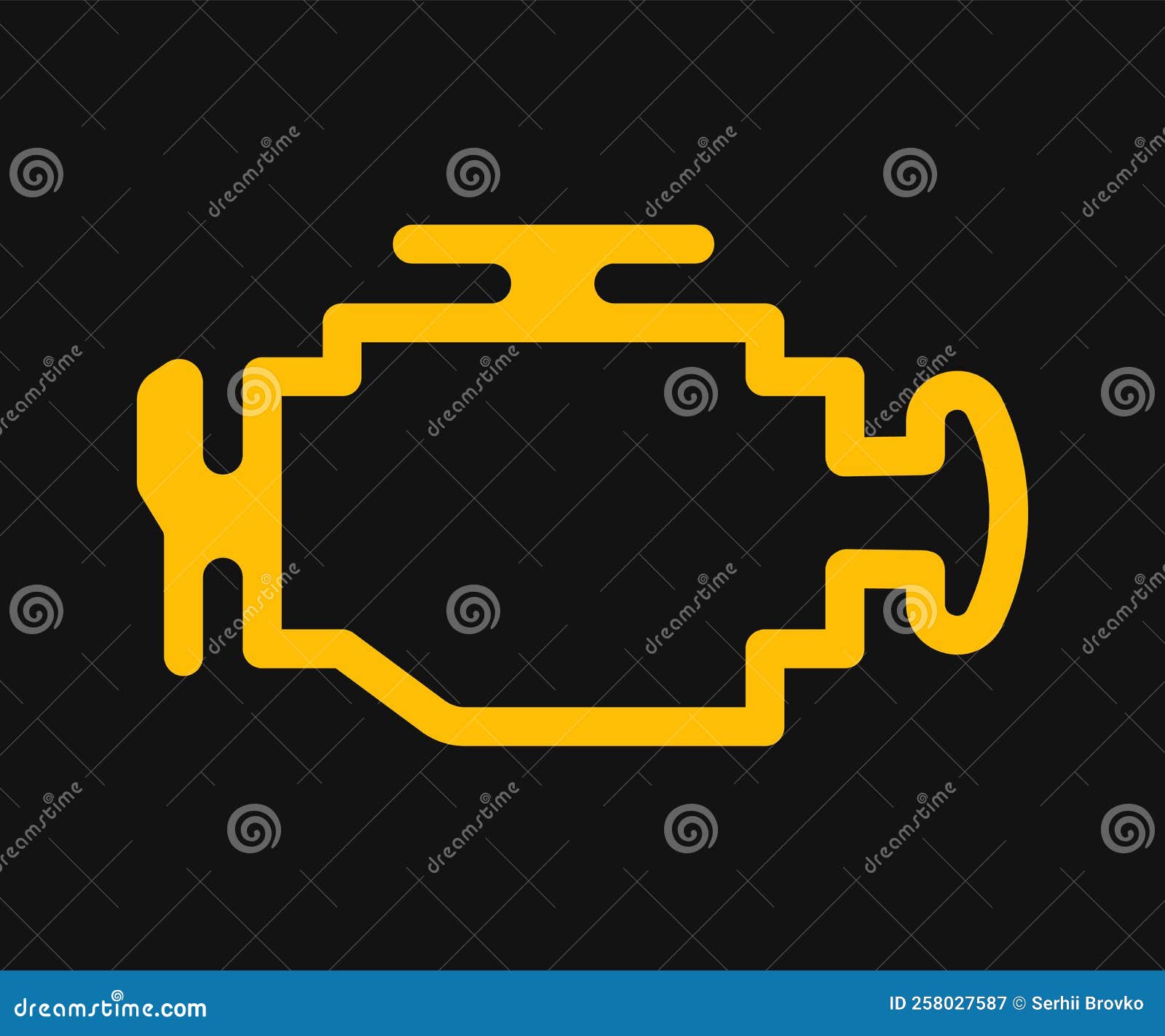 Auto car sign. Engine icon stock vector. Illustration of electric ...