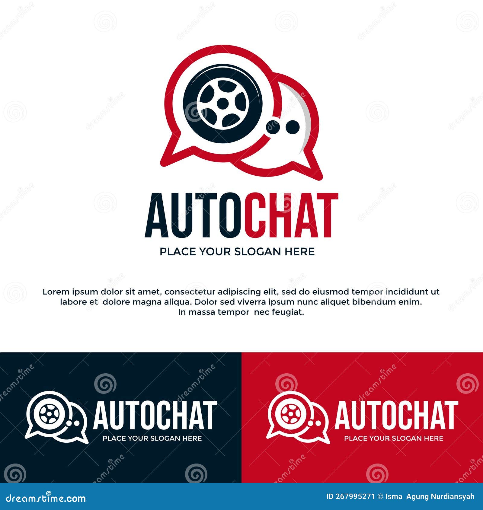 Auto Chat Vector Logo Template Stock Vector - Illustration of ...