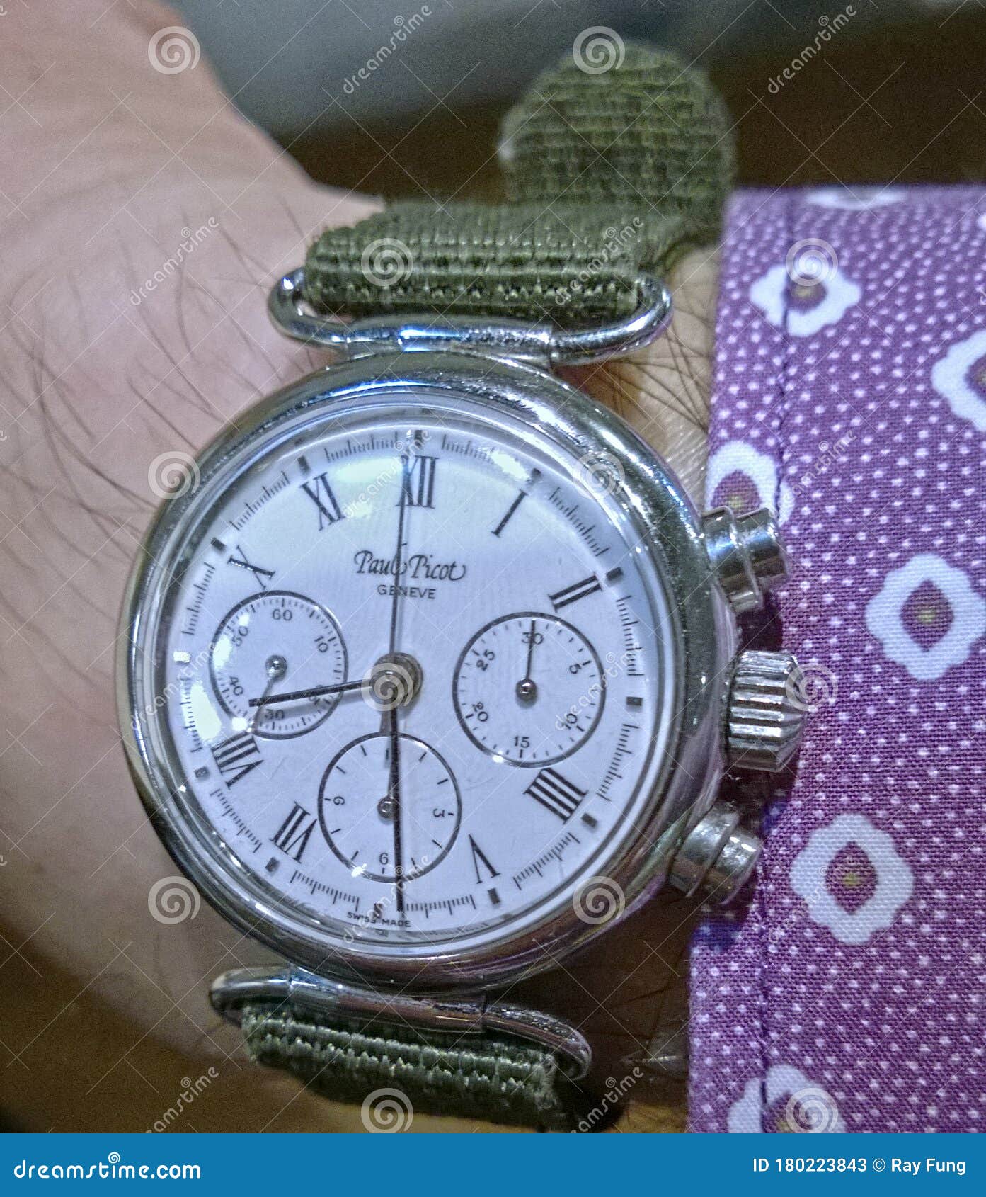 Auto Chronograph Movement Watch Editorial Stock Photo - Image of watch ...